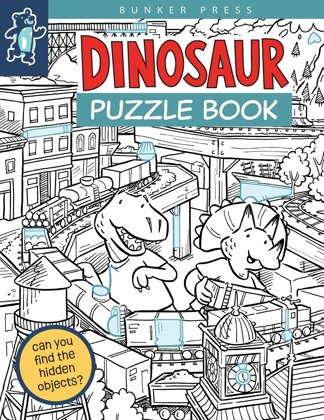 Bunker Press Dinosaur Puzzle Book: DeSantis, Mike: 9780578385945 ...