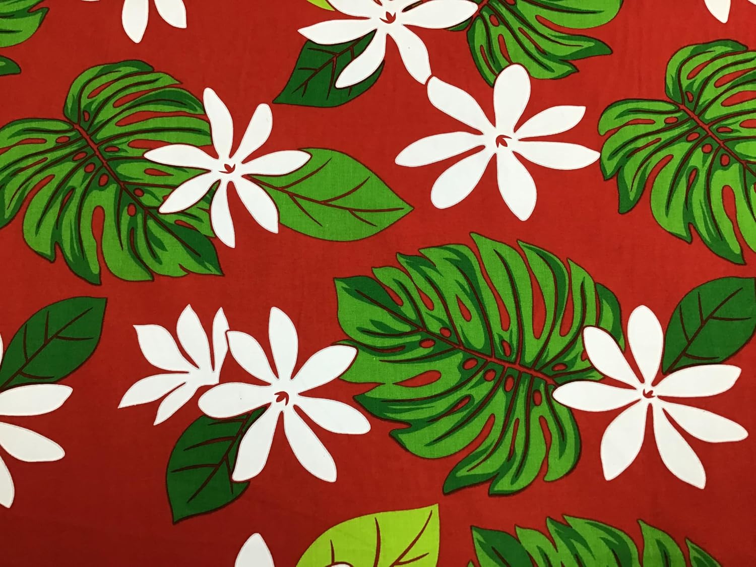 Amazon.com: Originals by HITOMI Beautiful Tropical Tiare Flowers on Red ...