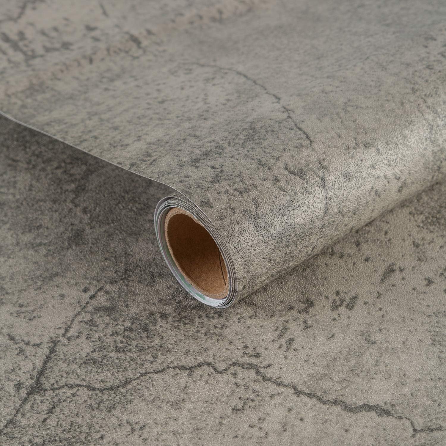 BAYYA Cement Gray Contact Paper Concrete Peel and Stick Wallpaper ...