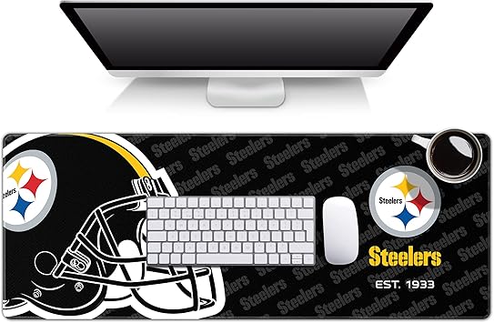 YouTheFan NFL Pittsburgh Steelers Logo Series Desk Pad SMU : Amazon.com ...
