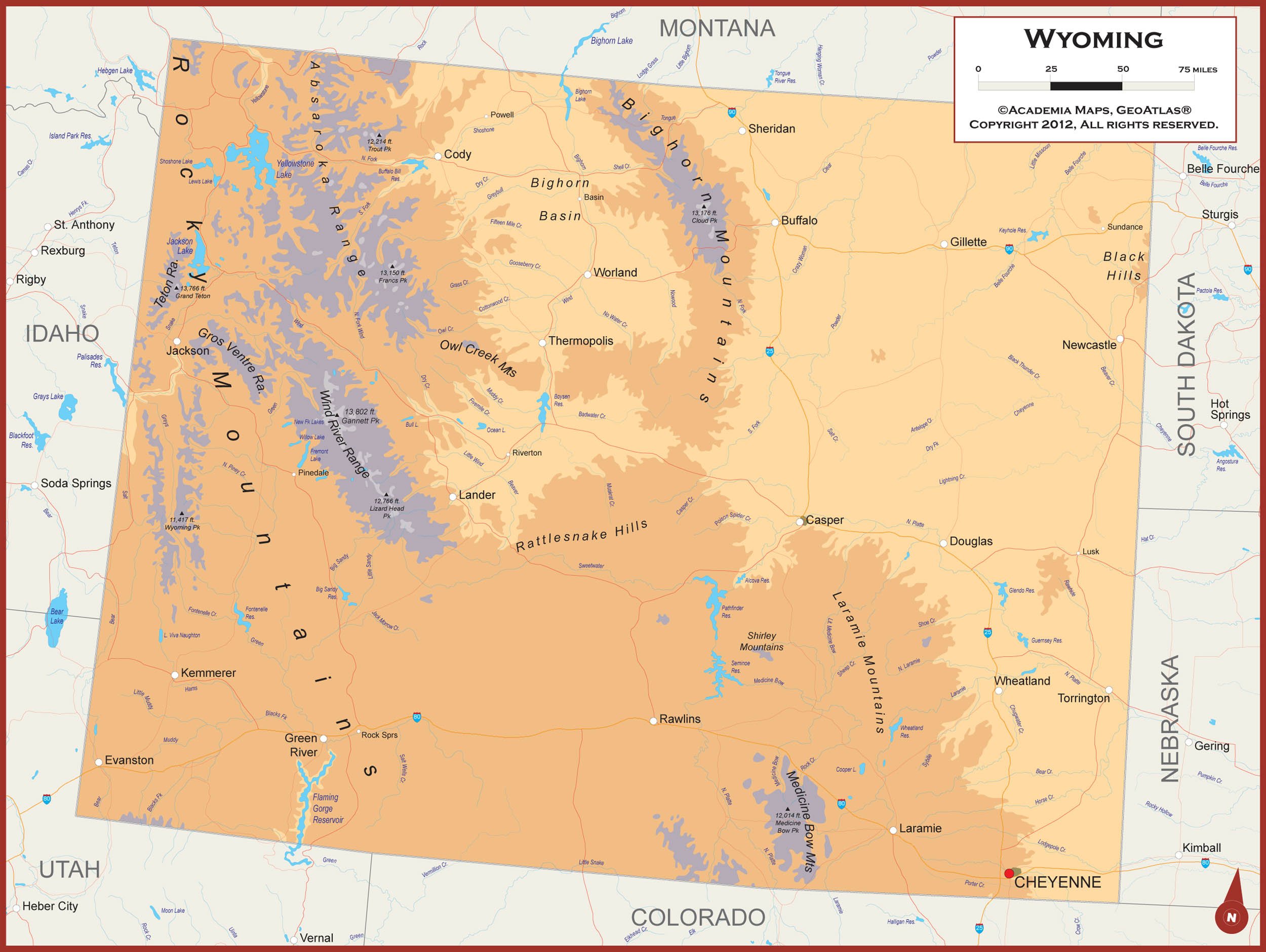 Physical Map Of United States Of America Ezilon Maps Map Of