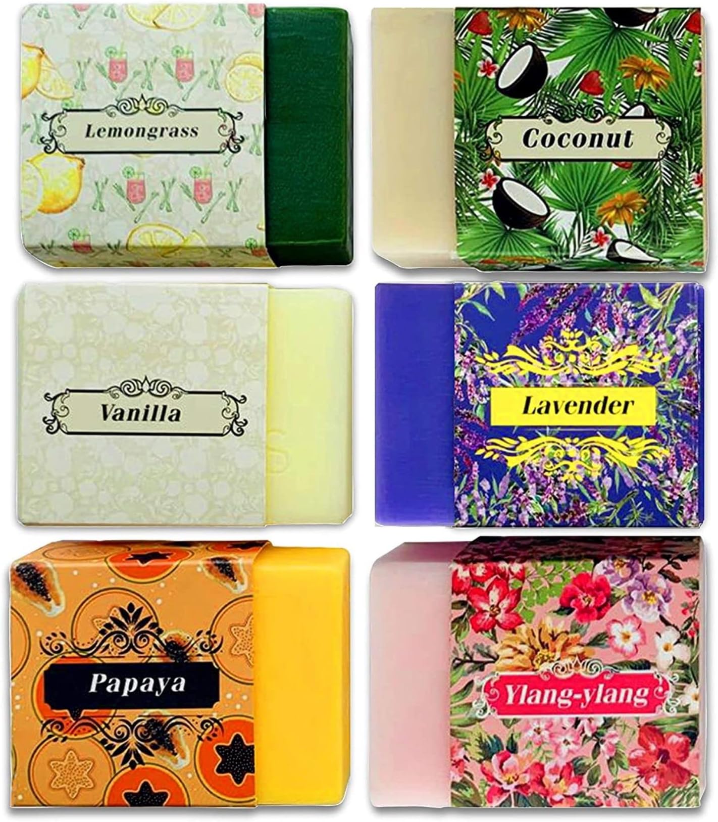 Amazon.com : Natural Handmade Essential Oil Artisan Soap Bars ...