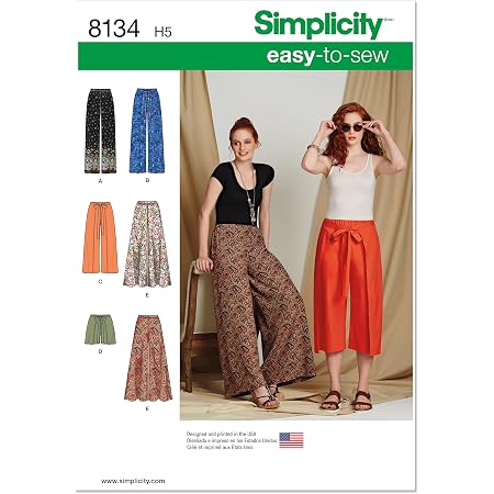 Amazon.com: New Look Ladies Easy Sewing Pattern 6271 Drawstring Skirts ...