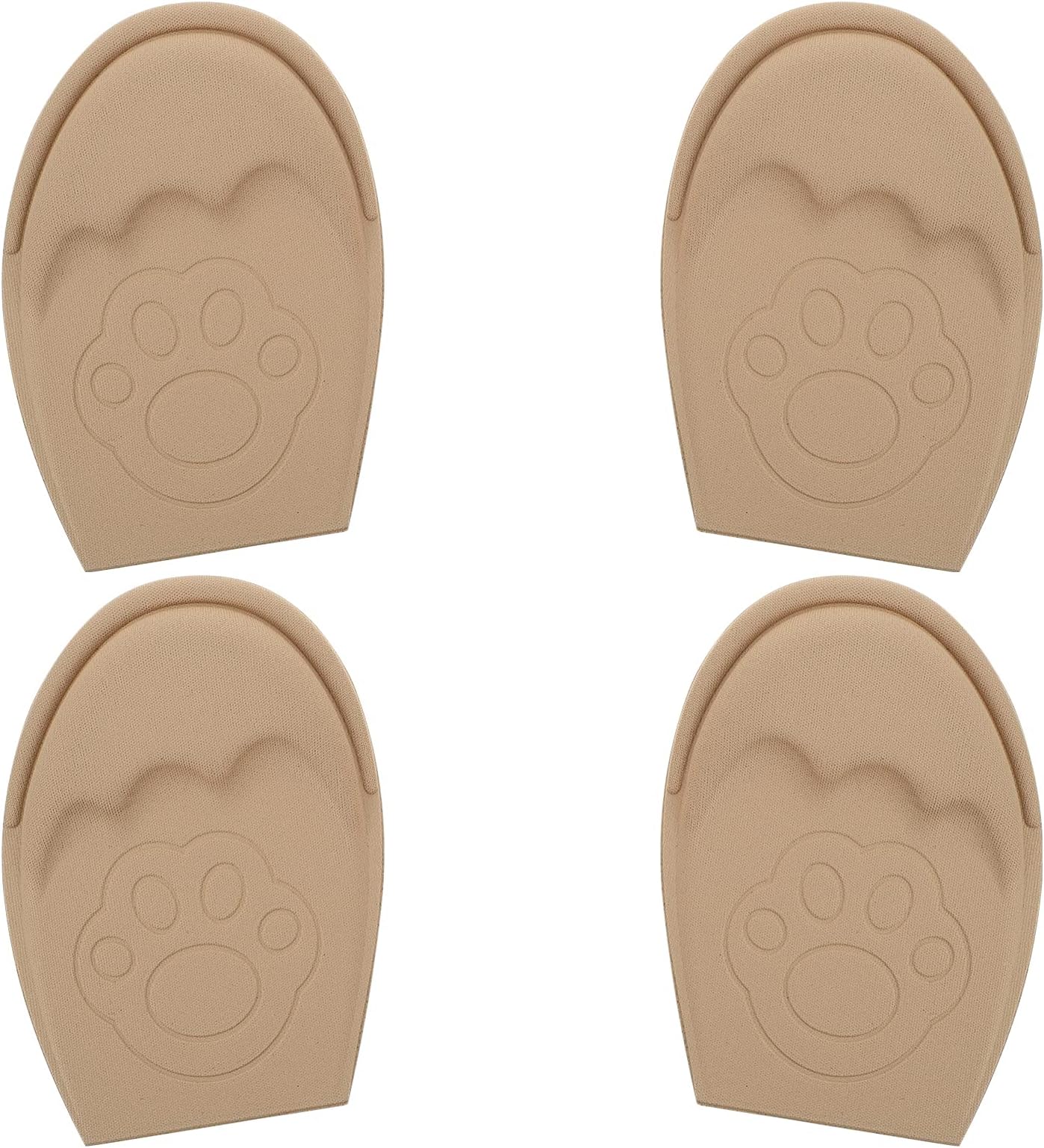 Amazon.com: Healifty 2 Pairs Forefoot Half Shoe Insoles Front Shoe Pads ...