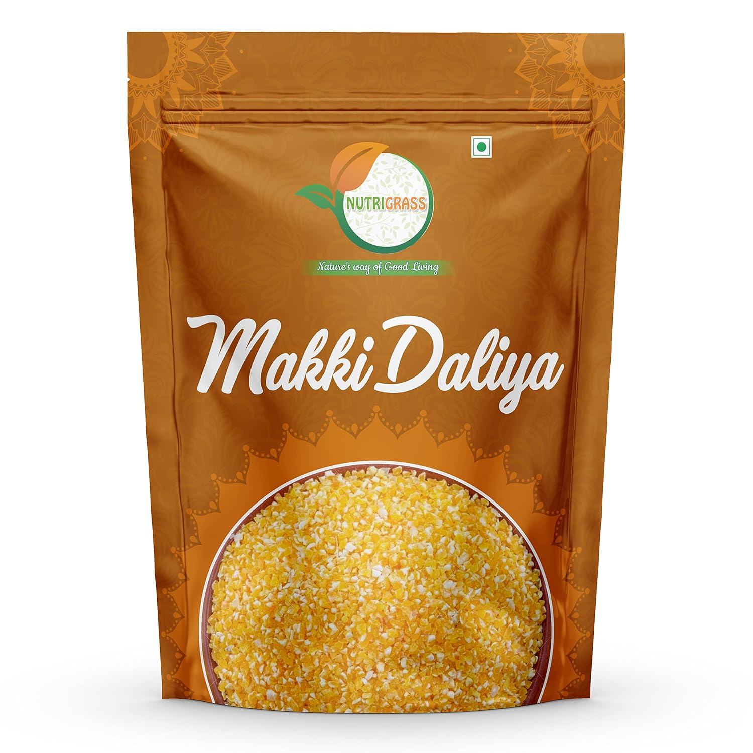NUTRIGRASS Makai ka Dalia | Corn Dalia | Makka Dalia | Maize Daliya | High in Protein & Fiber ...