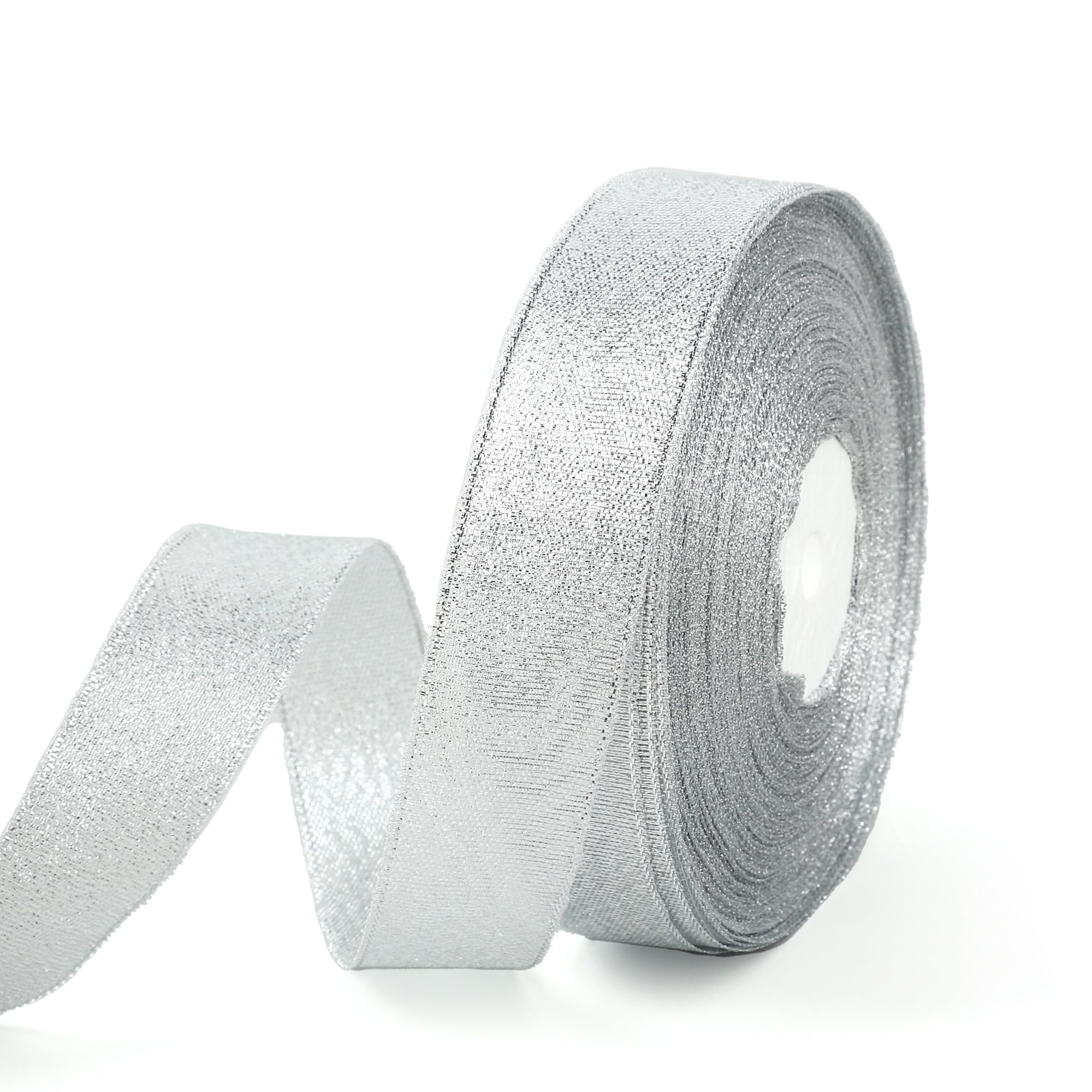 Amazon.com: Gold/Silver Glitter Metallic Ribbon 1Inch 50Yards Tulle ...