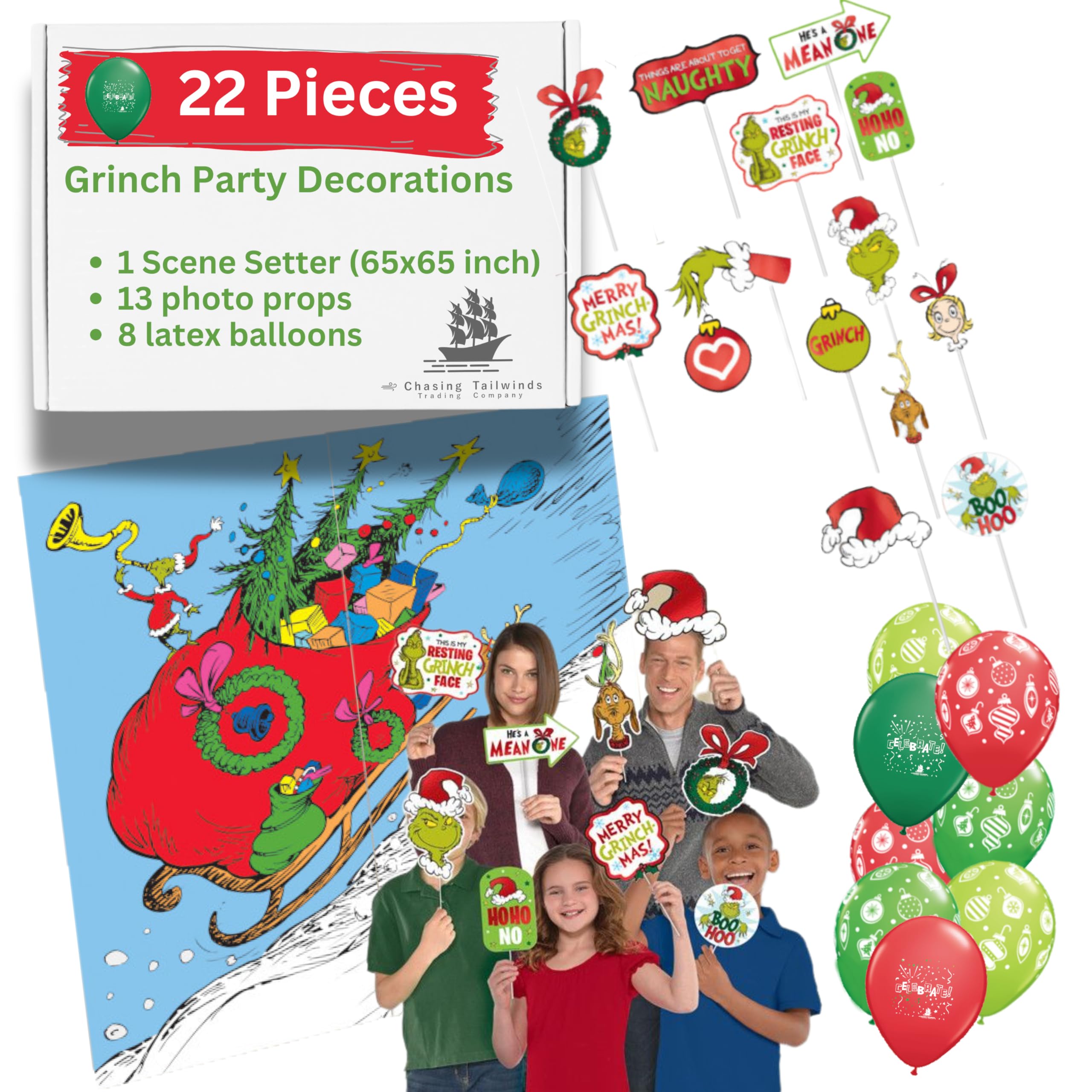 Grinch Party Supplies Grinch Themes Christmas Decoration For Home