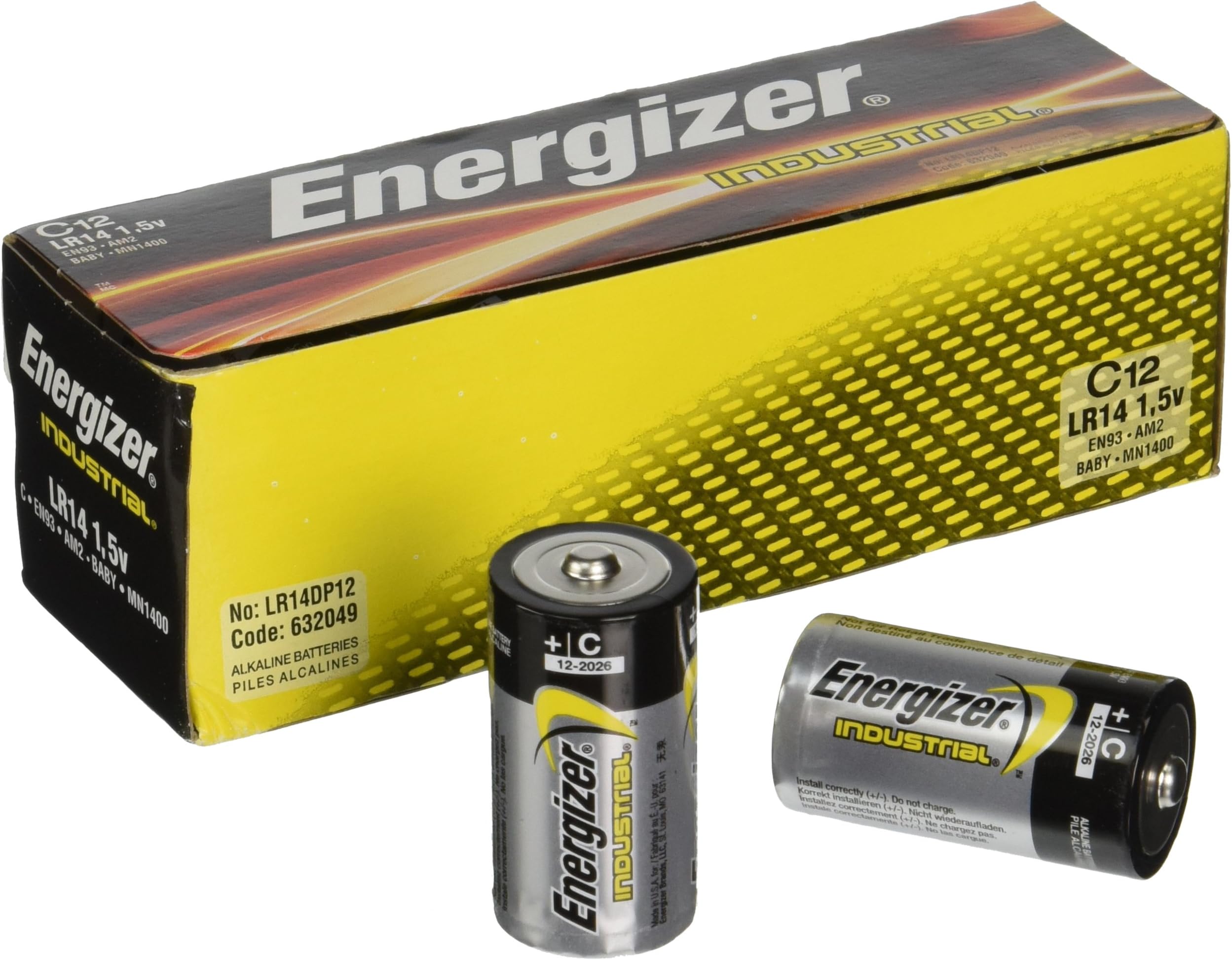 Amazon.com: Duracell Procell C 12 Pack PC1400 : Health & Household