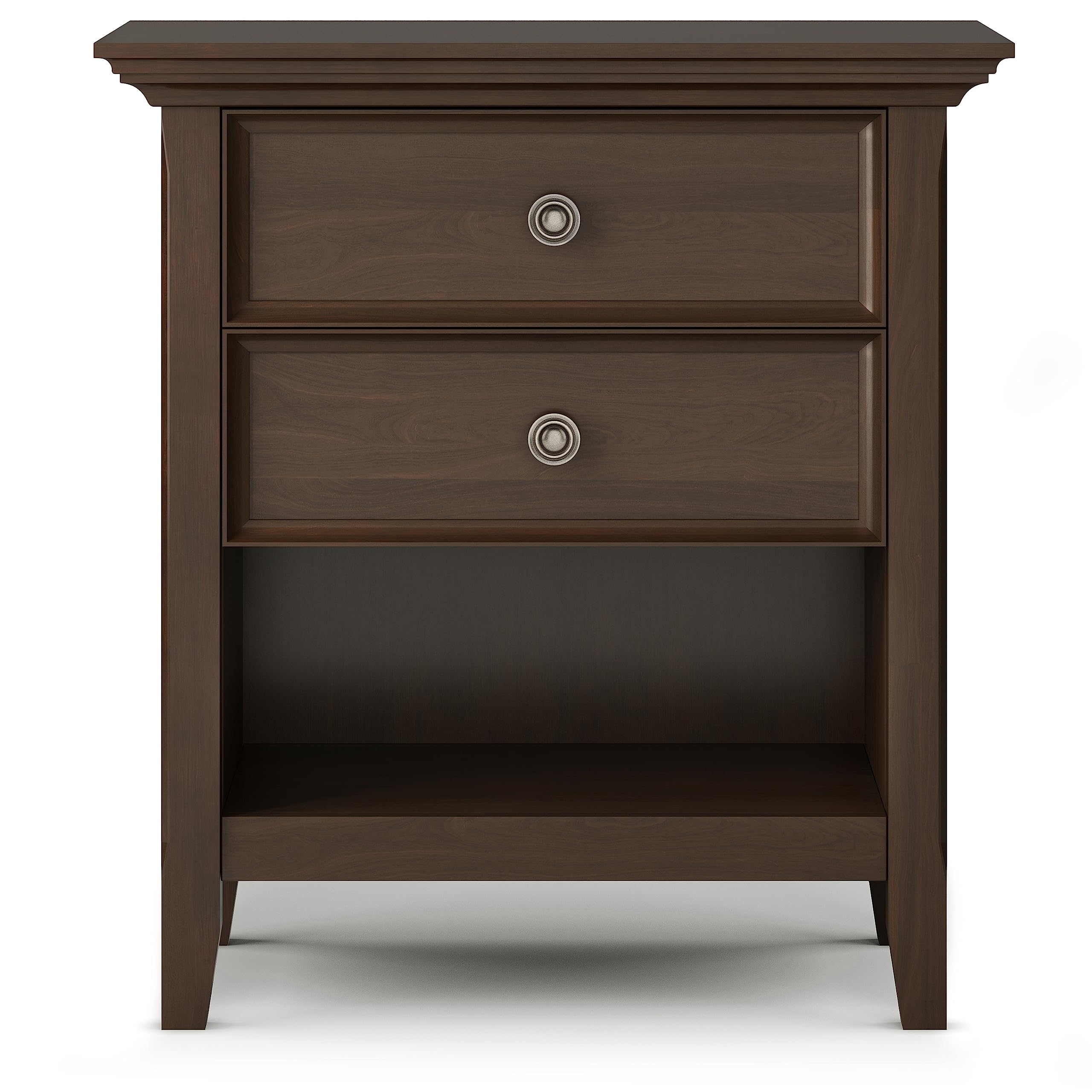 Snapklik.com : SIMPLIHOME Amherst Solid Wood 24 Inch Wide Traditional ...