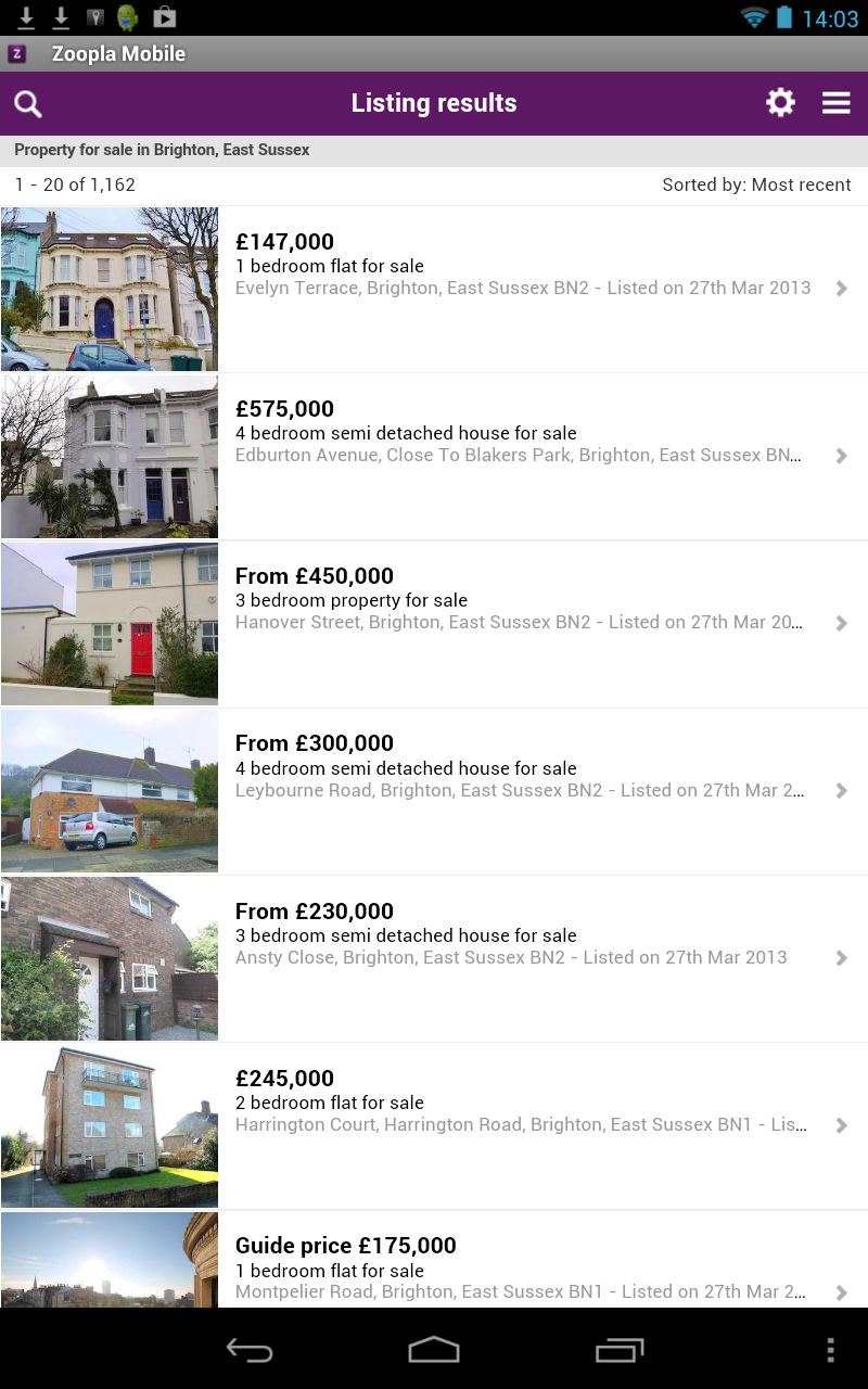 Zoopla Property Search - App on the Amazon Appstore