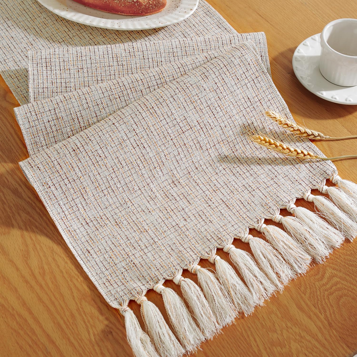 Amazon.com: Boho Farmhouse Striped Table Runner 72 Inch Long for Dining ...