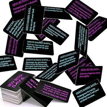 Amazon.com: MEBAULT Bedroom Command Sex Card Game Intimacy Deck Naughty ...