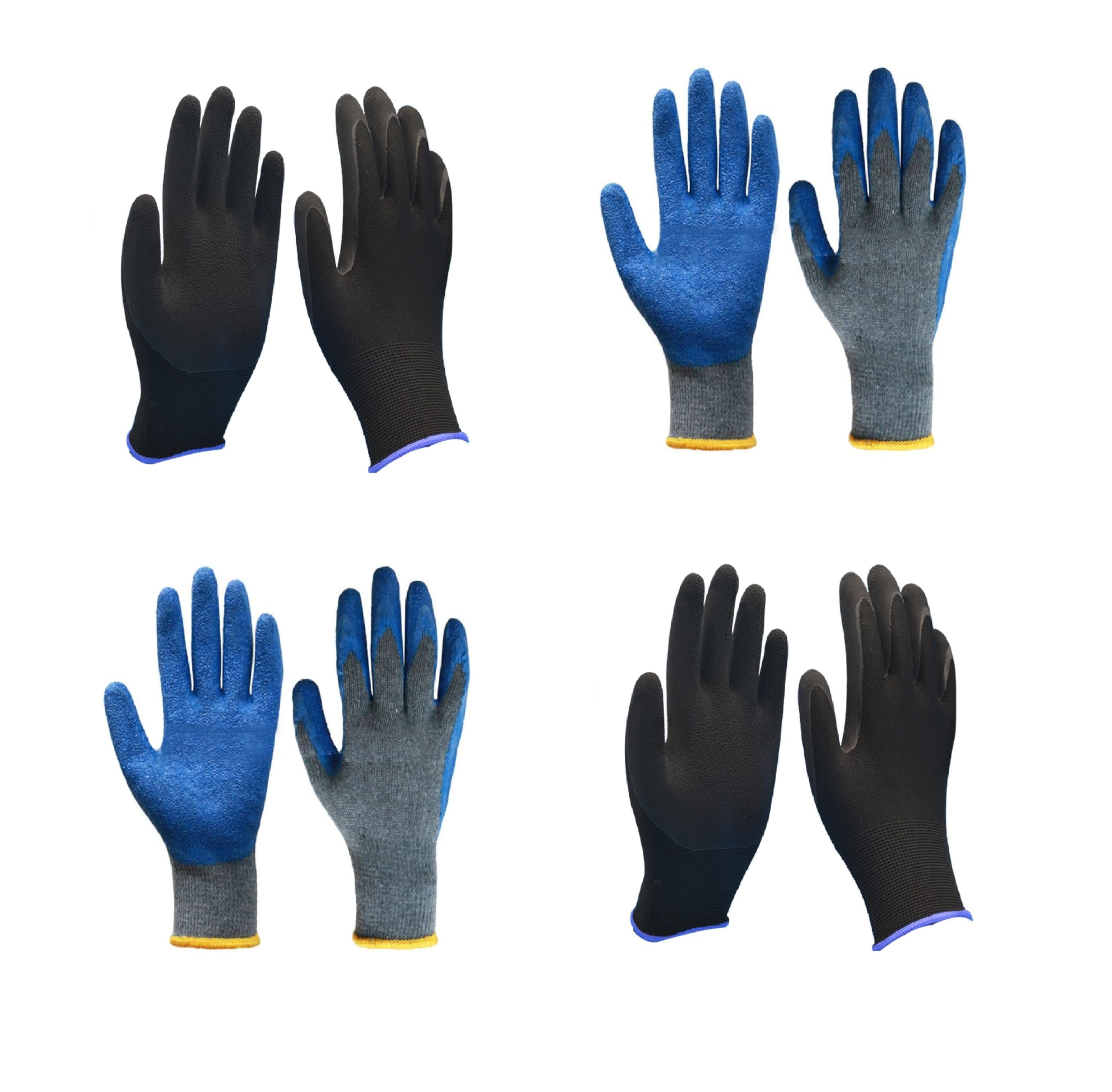 CREWBOLT ProShield Pack of 4 Pairs| Industrial Safety Gloves for Men ...