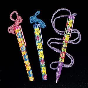 Amazon.com : Fun Express Beached Themed Rope Pens, Hibiscus Pen On A ...
