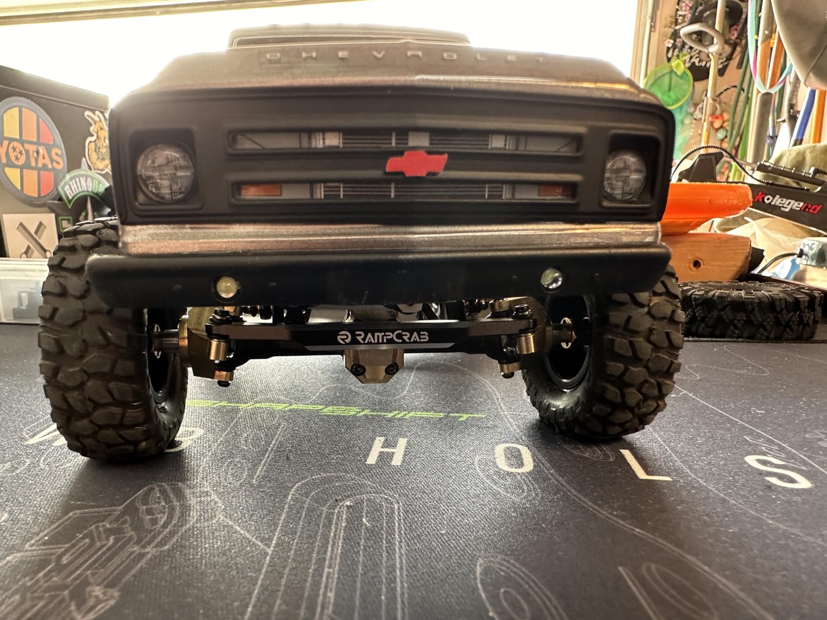 Amazon.com: RampCrab RC Steering Links for SCX24 AX24, Aluminum 7075 ...