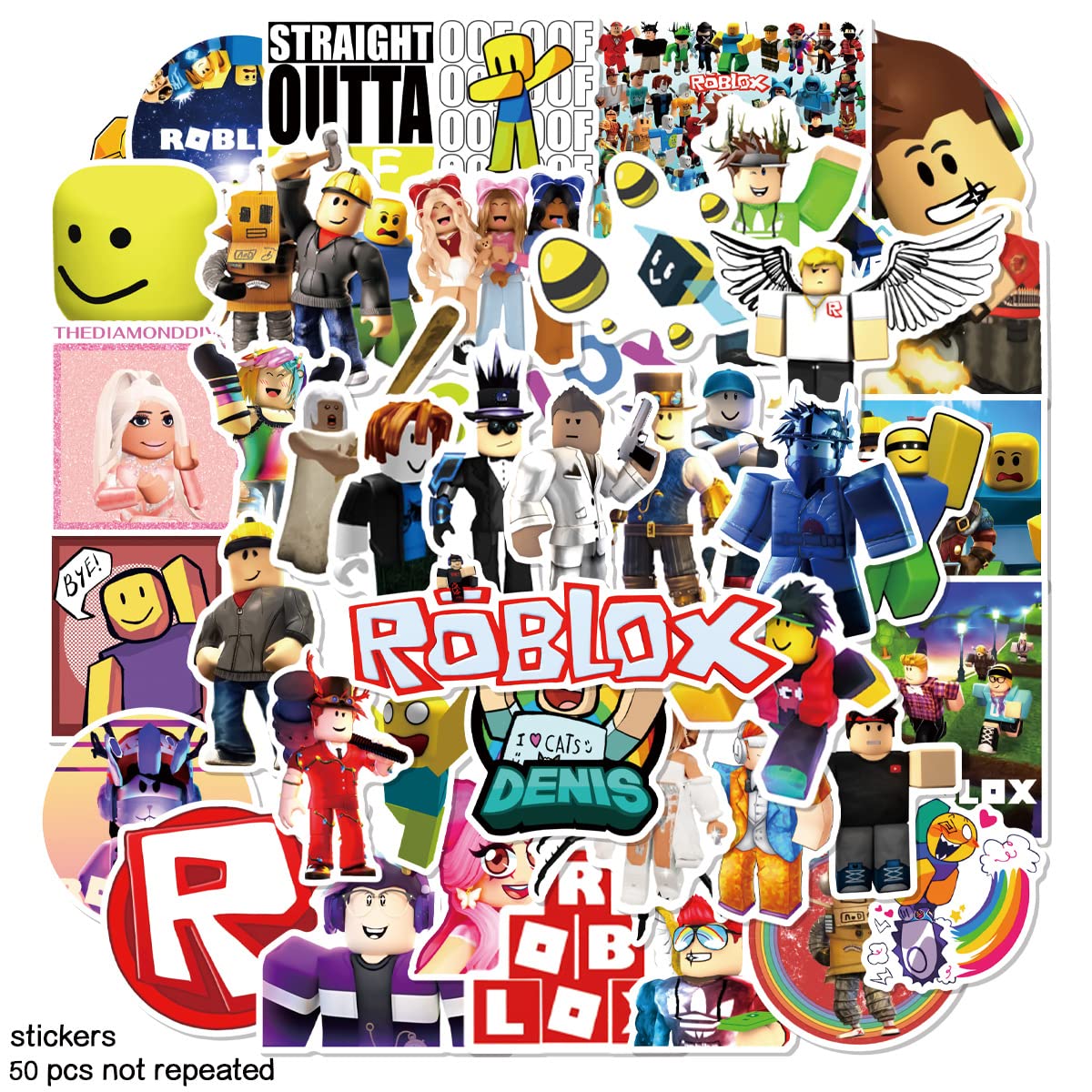 Roblox Game Stickers for Kids, Different Stickers for Children Game ...