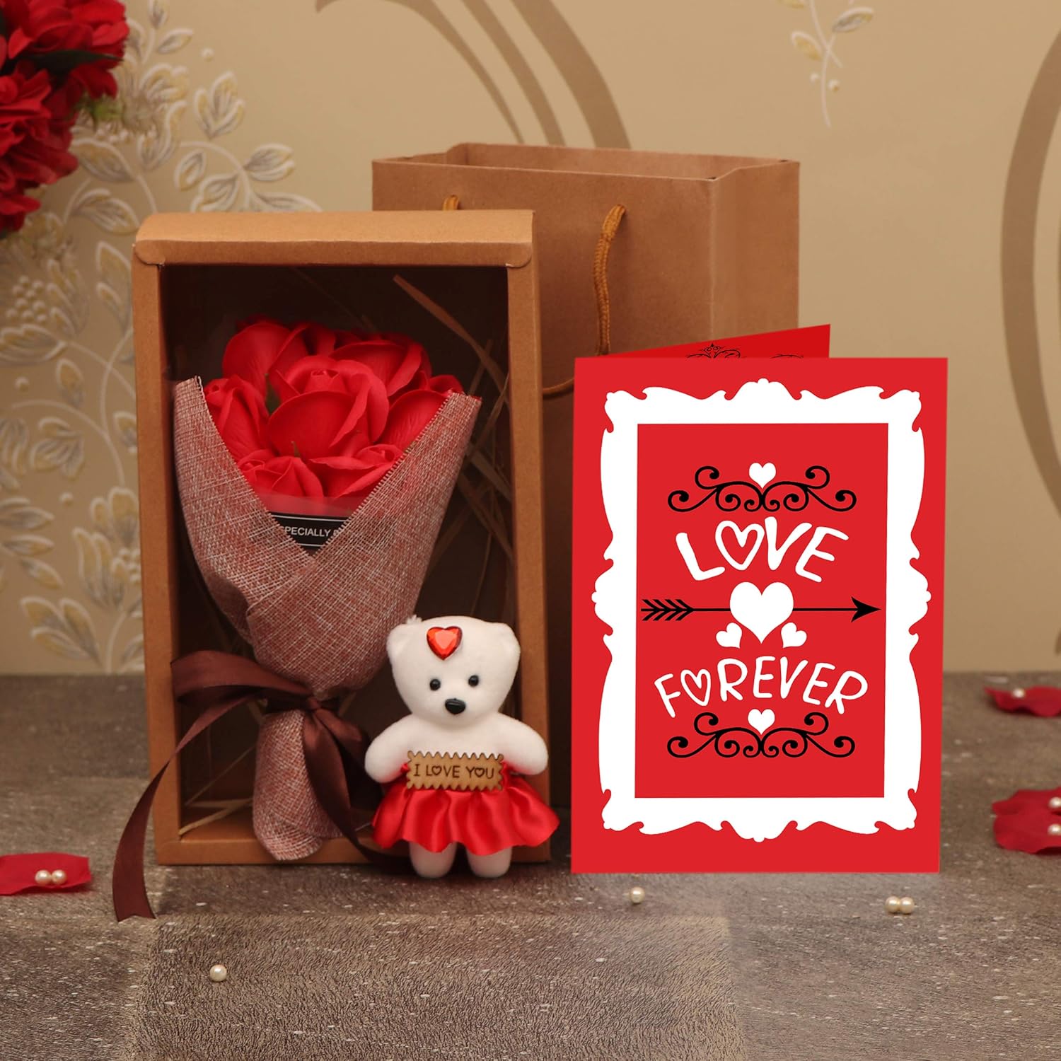 TIED RIBBONS Best Combo Gift Pack for Love Girls Girlfriend Wife Couple ...