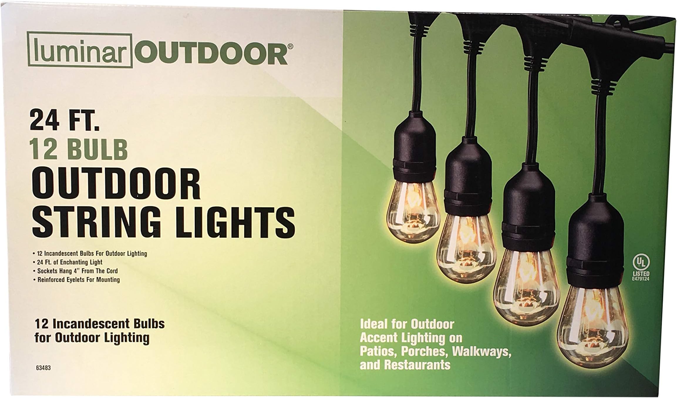 Amazon.com: Outdoor String Lights by Luminar : Tools & Home Improvement