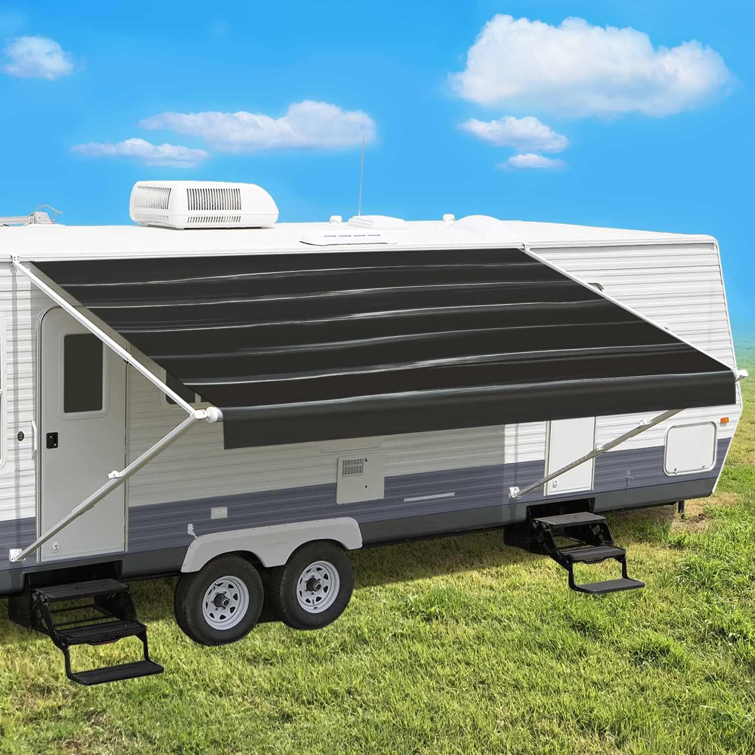 Amazon.com: Shade Pro RV Awning Fabric Replacement | Durable Premium ...