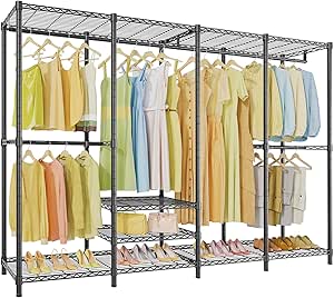 Amazon.com: VIPEK V40 Plus Extra Large Clothes Rack Heavy Duty Clothing ...