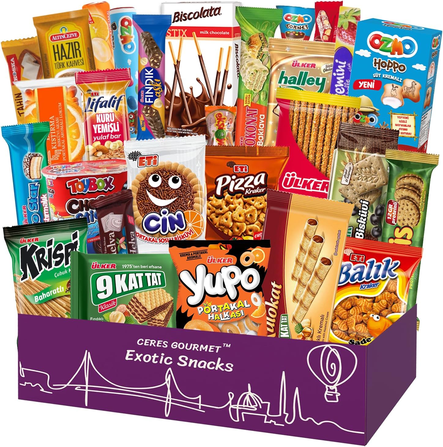 Amazon.com: Universal Yums International Snack Box | Valentine's Day ...