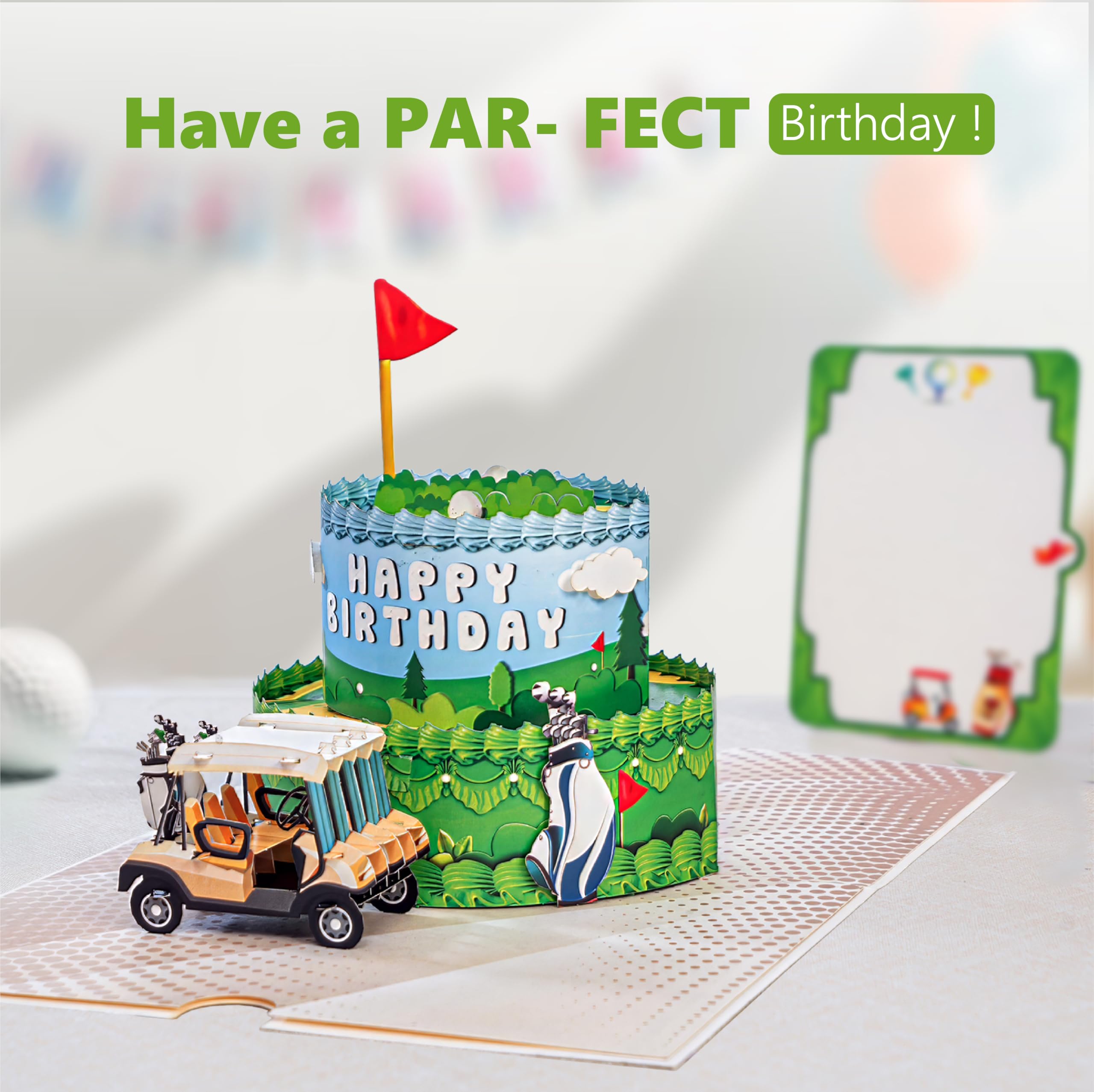 Snapklik.com : Golf Birthday Card - 3D Personalized, Funny, Handmade ...