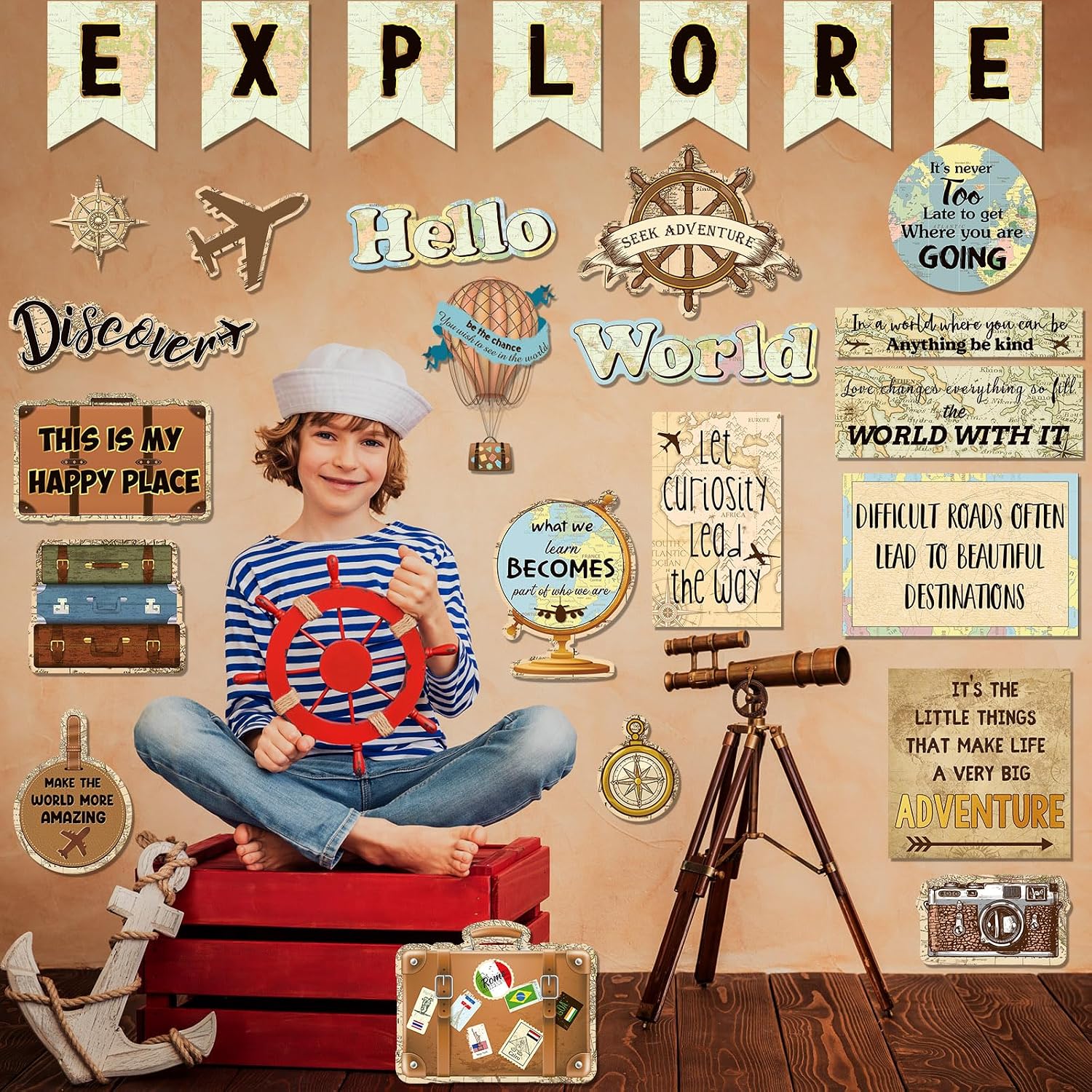 Travel theme bulletin board | Travelbayz.com