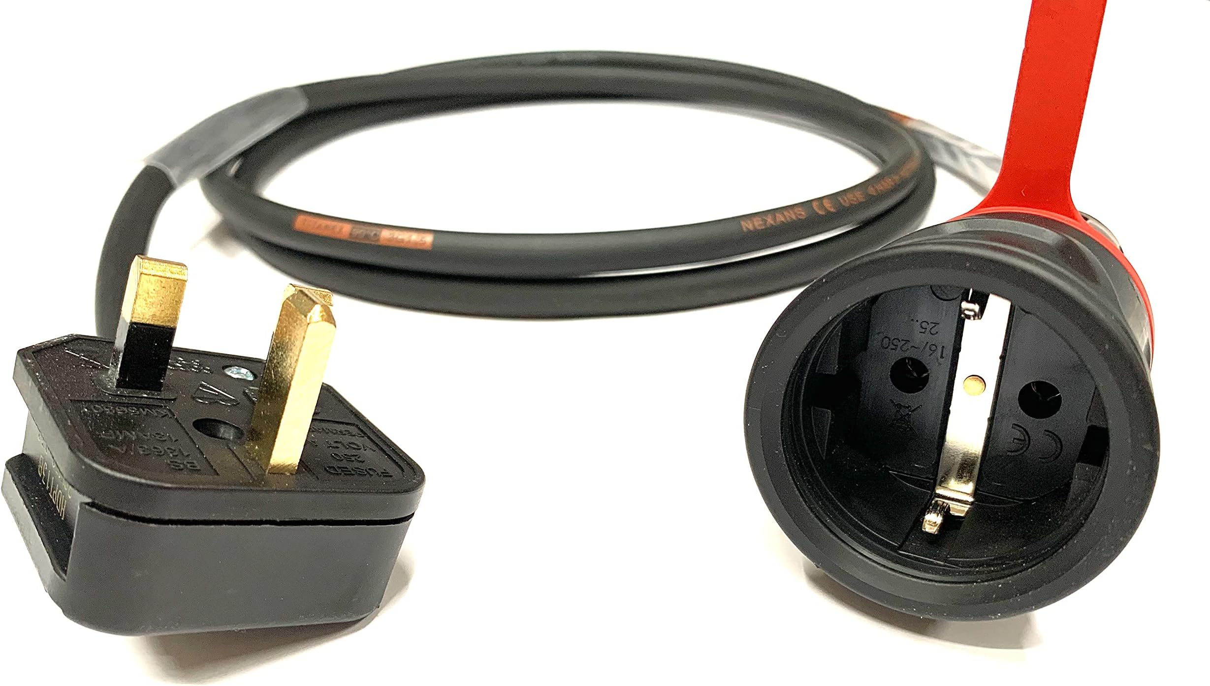 16 Amp Plug to 32 Amp Socket 415V 5 Pin 3 Phase Adaptor - PCE Red ...