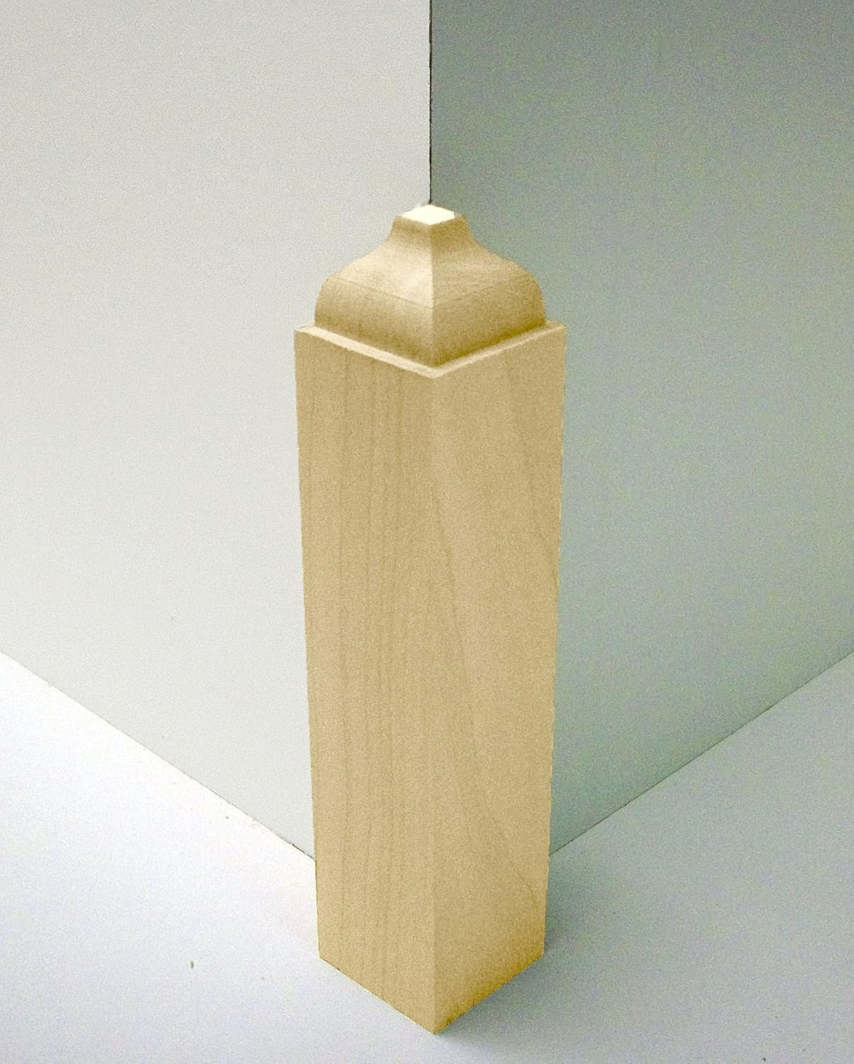 Amazon.com: EWBB63 Hardwood Baseboard Outside Corner Block 1-3/8 ...