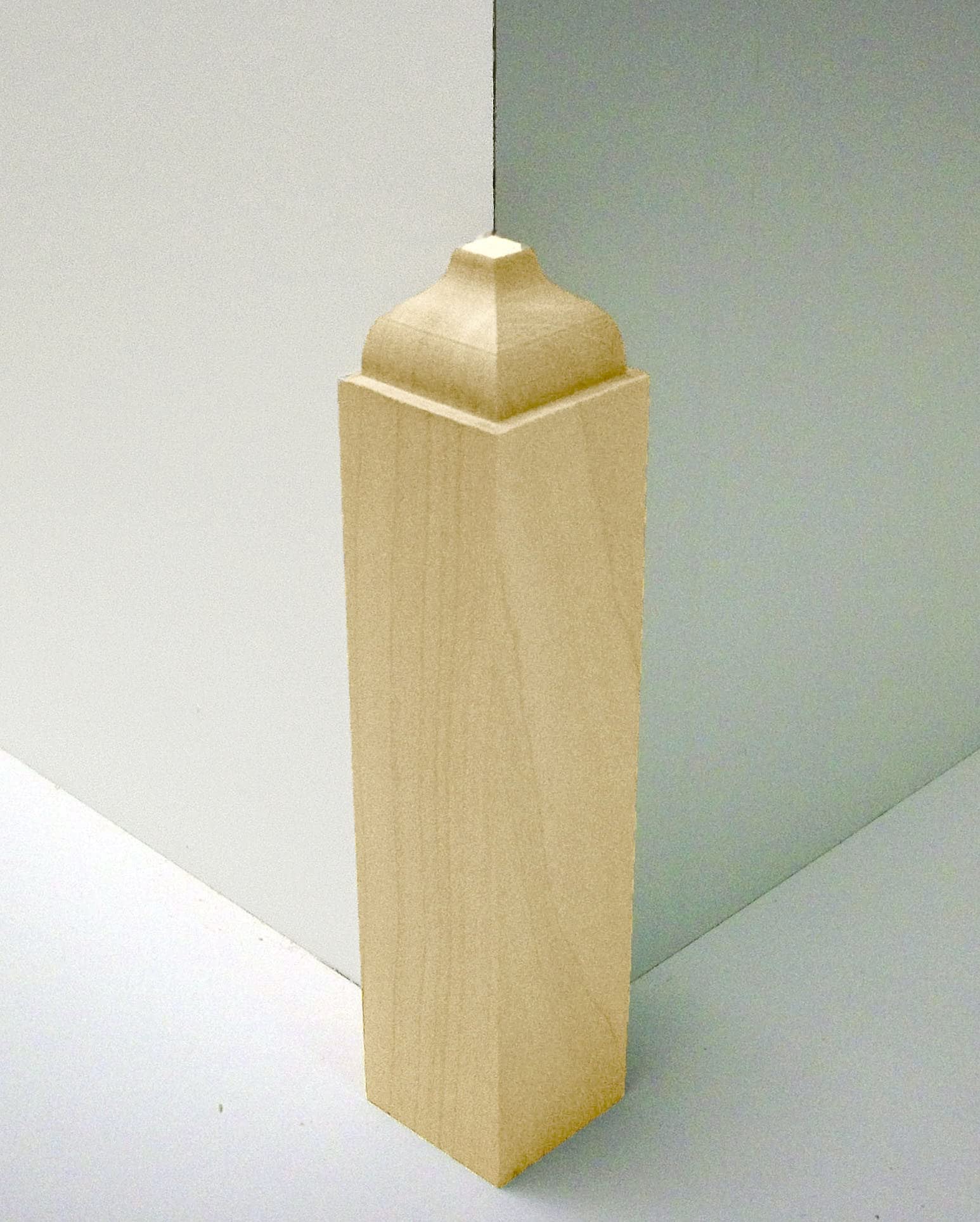 Amazon.com: EWBB63 Hardwood Baseboard Outside Corner Block 1-3/8 ...