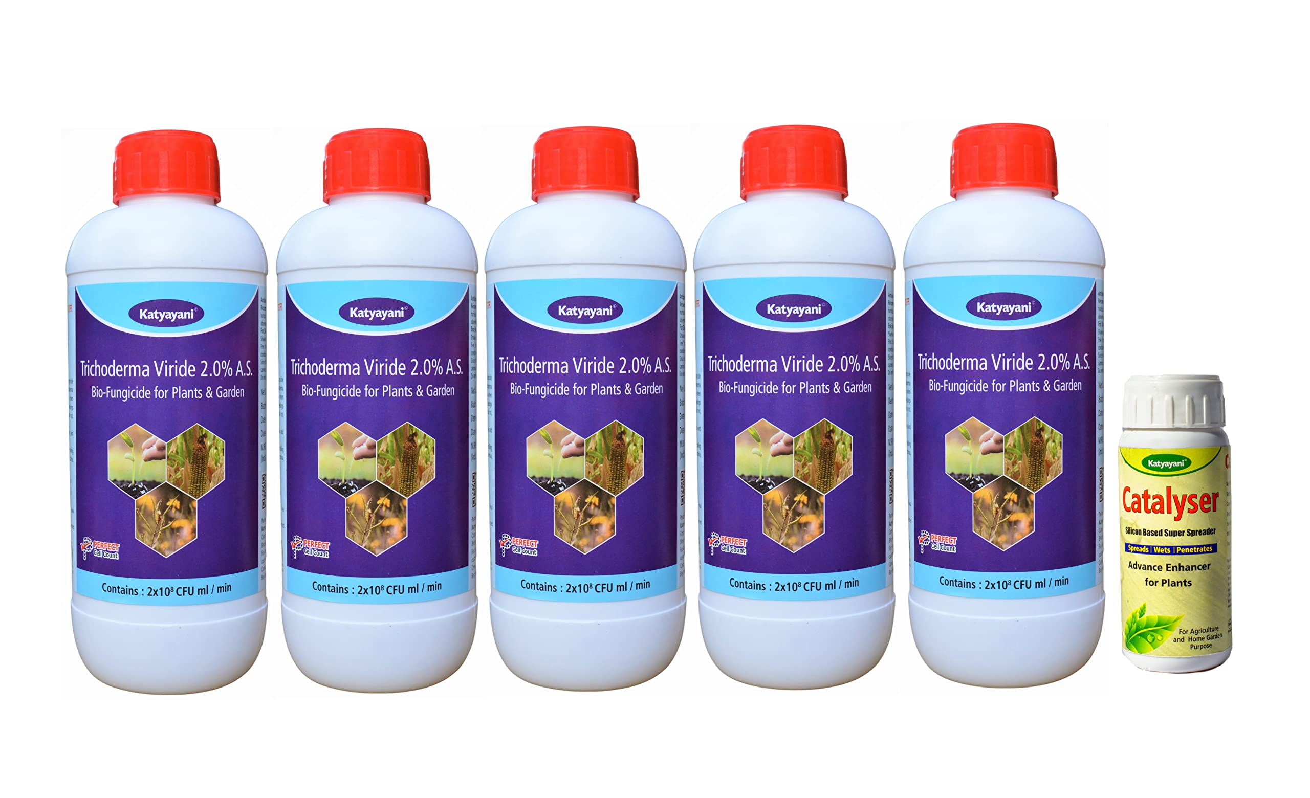 Buy Katyayani Trichoderma Viride Bio Fungicide ( 2 x 10^8 CFU ml/min ...