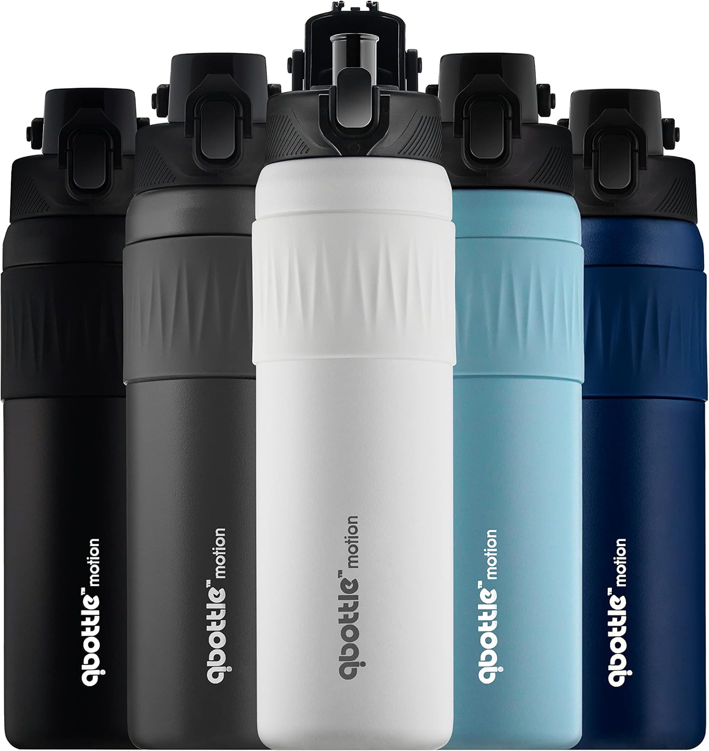 Amazon.com: PREMIUM 24oz Double Insulated Water Bottle with Spout Lid – Stainless Steel Water ...