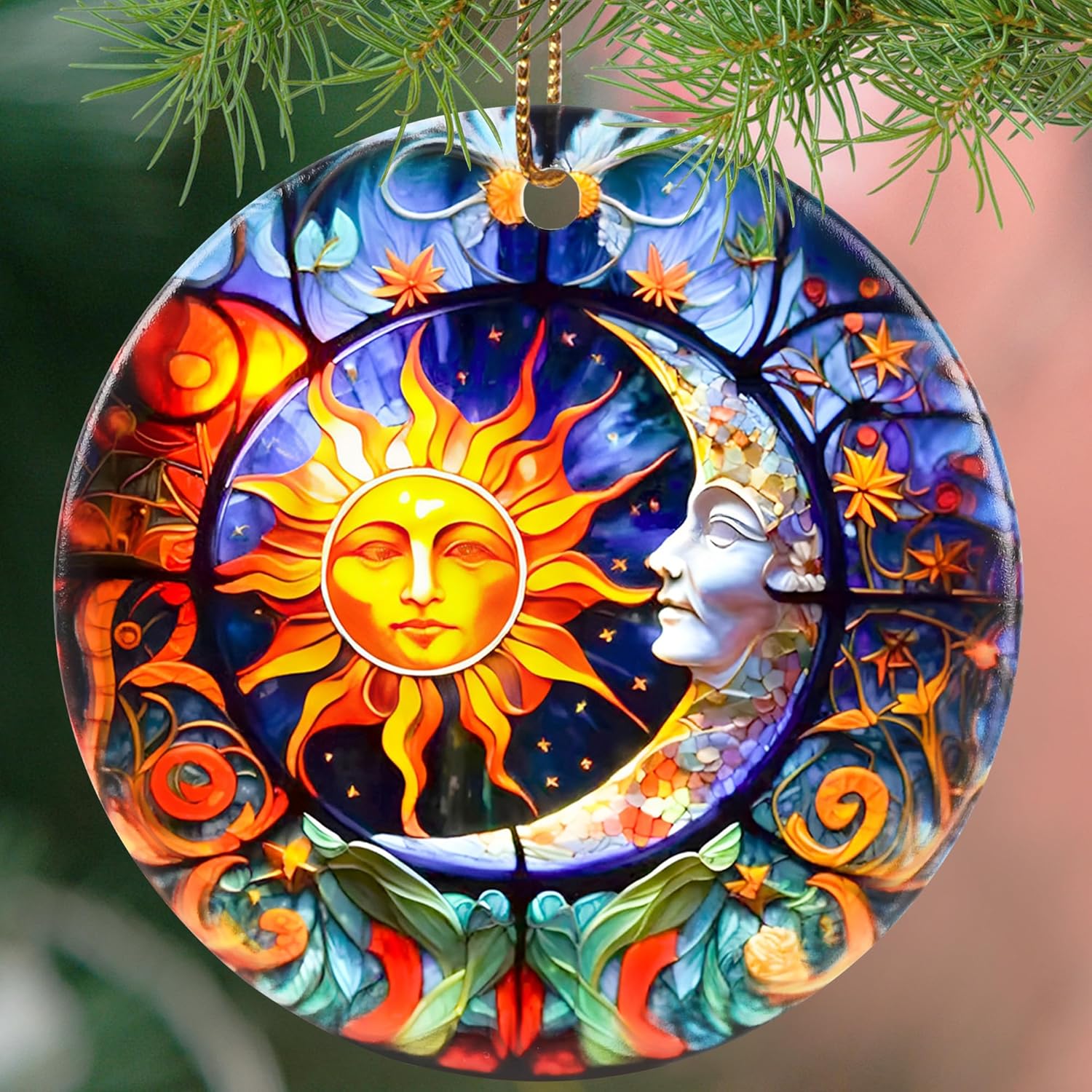Amazon.com: Touber Christmas Ornament, Sun God Christmas Decoration ...