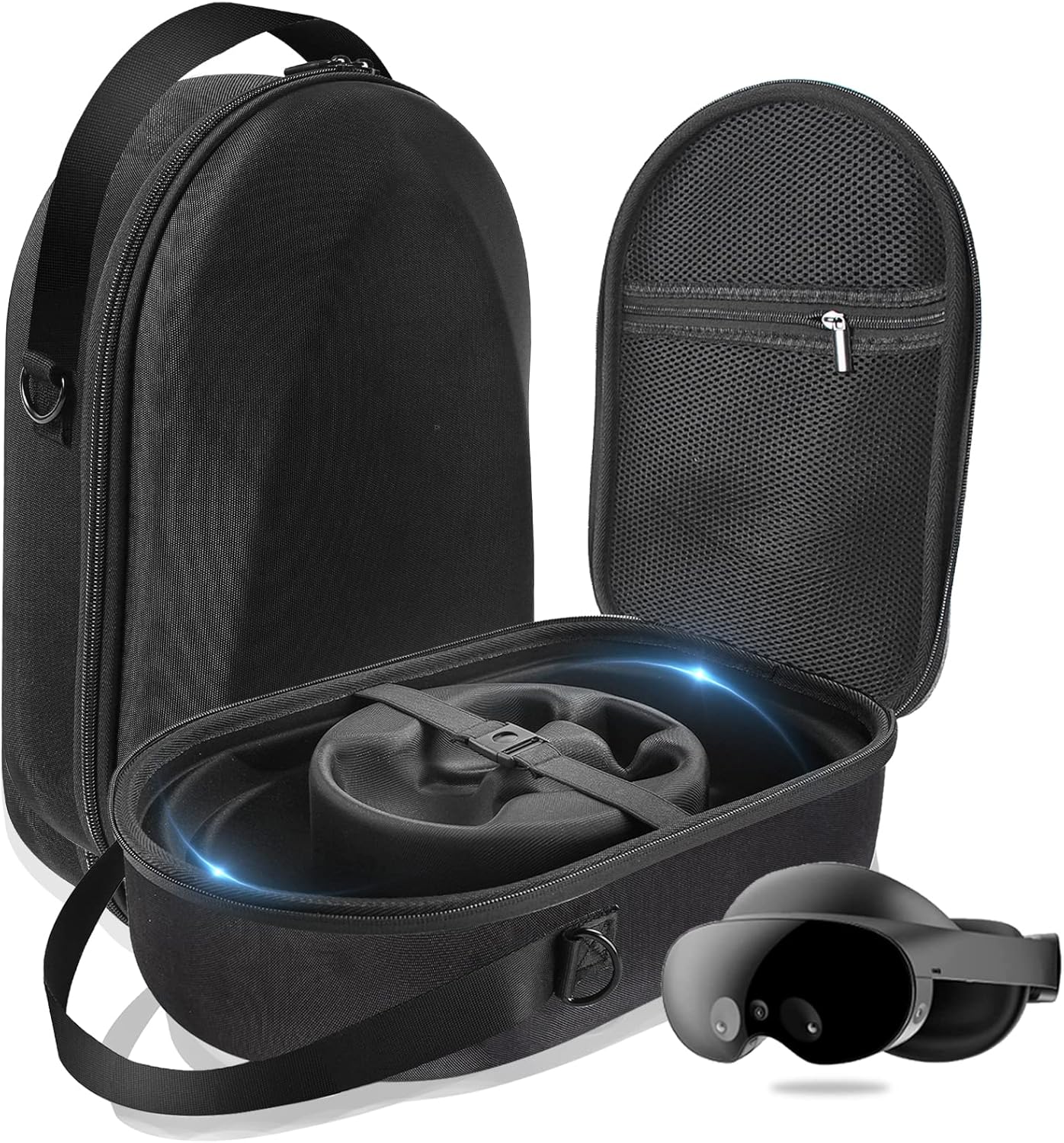 Amazon.com: Carrying Case for Oculus/Meta Quest Pro, Hard Travel Case ...