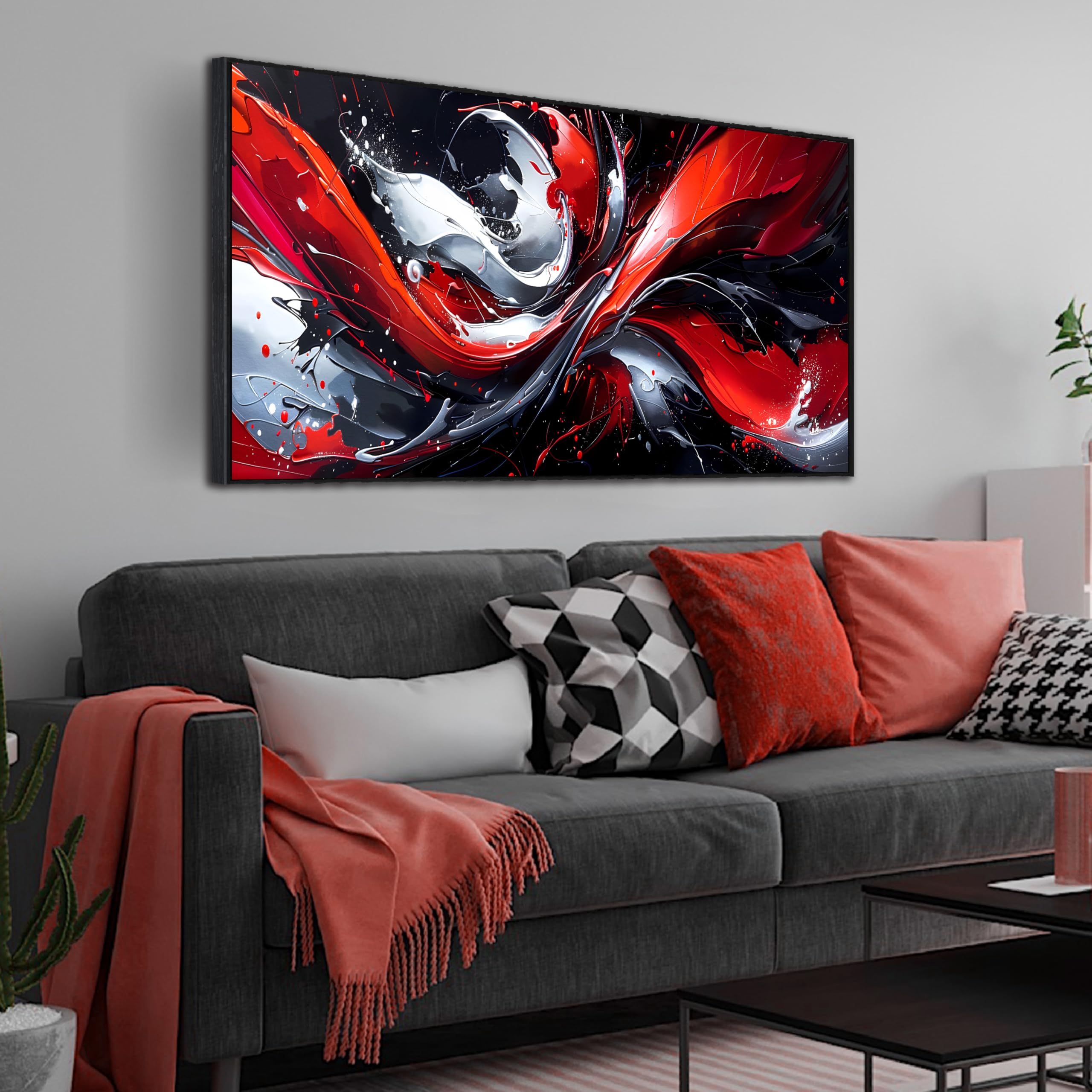 Red Wall Art Decor