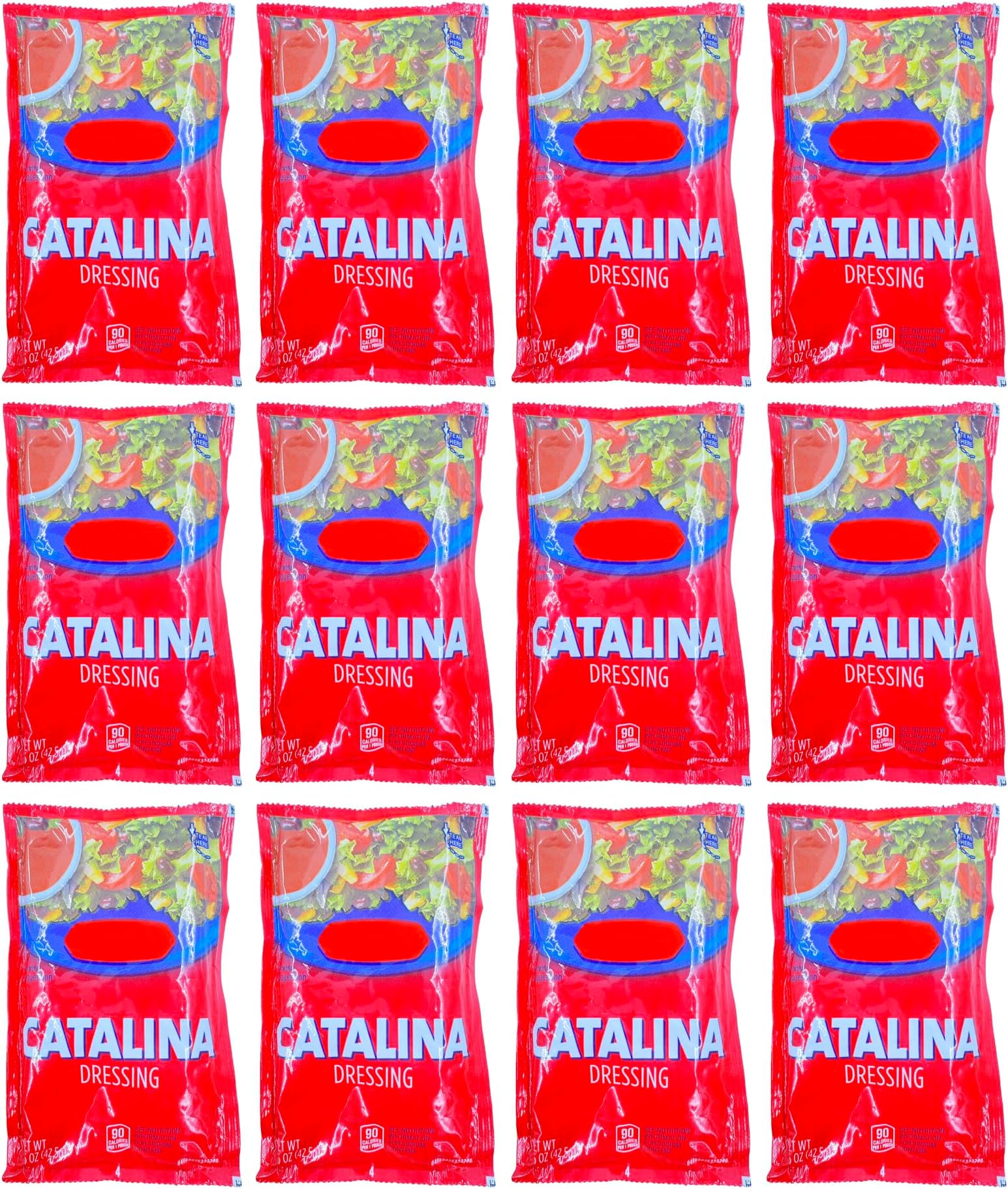 Amazon.com : Catalina Dressing Packets 1.5 oz. | Pack of 12 : Grocery ...