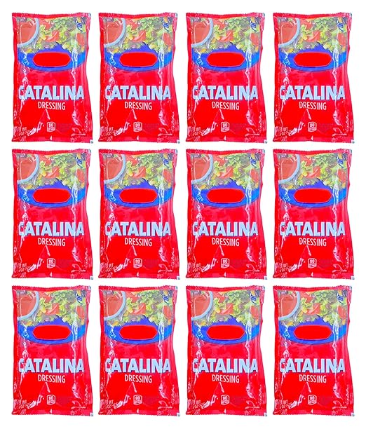 Amazon.com : Catalina Dressing Packets 1.5 oz. | Pack of 12 : Grocery ...