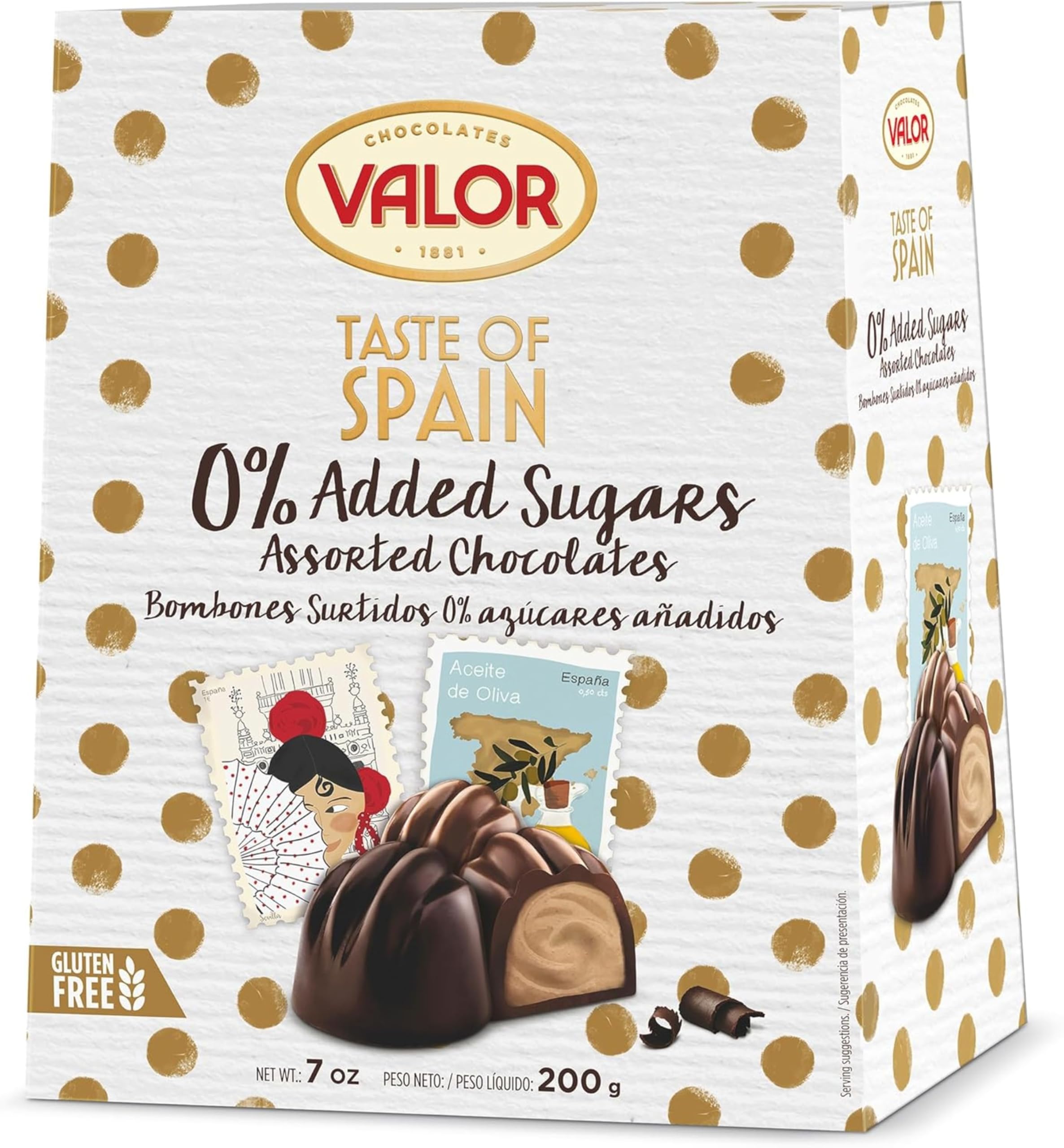 Valor Sugar Free Chocolate Truffles - Taste of Spain Praline Truffle ...