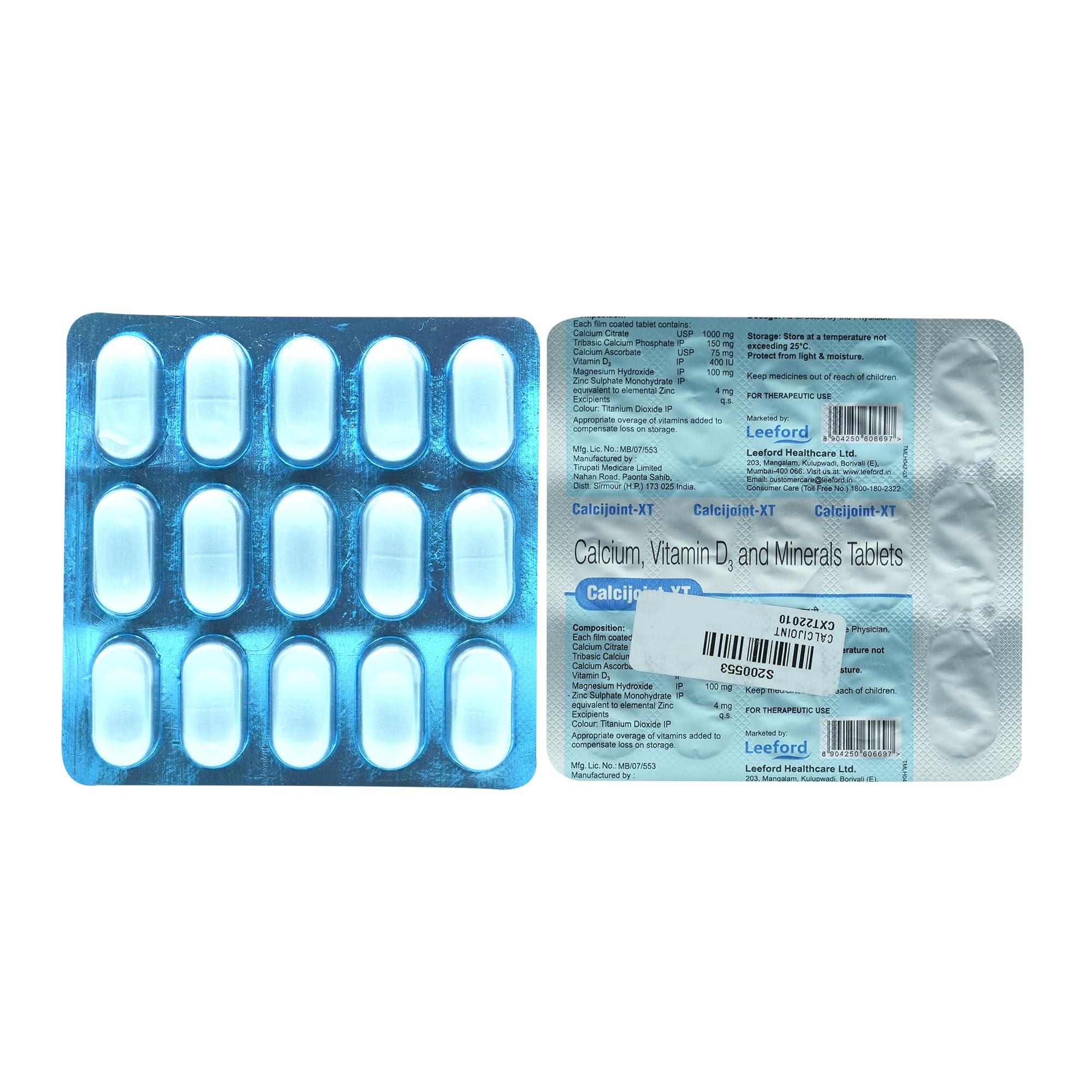 Buy Calcijoint-XT - Strip of 15 s Online at desertcartUAE