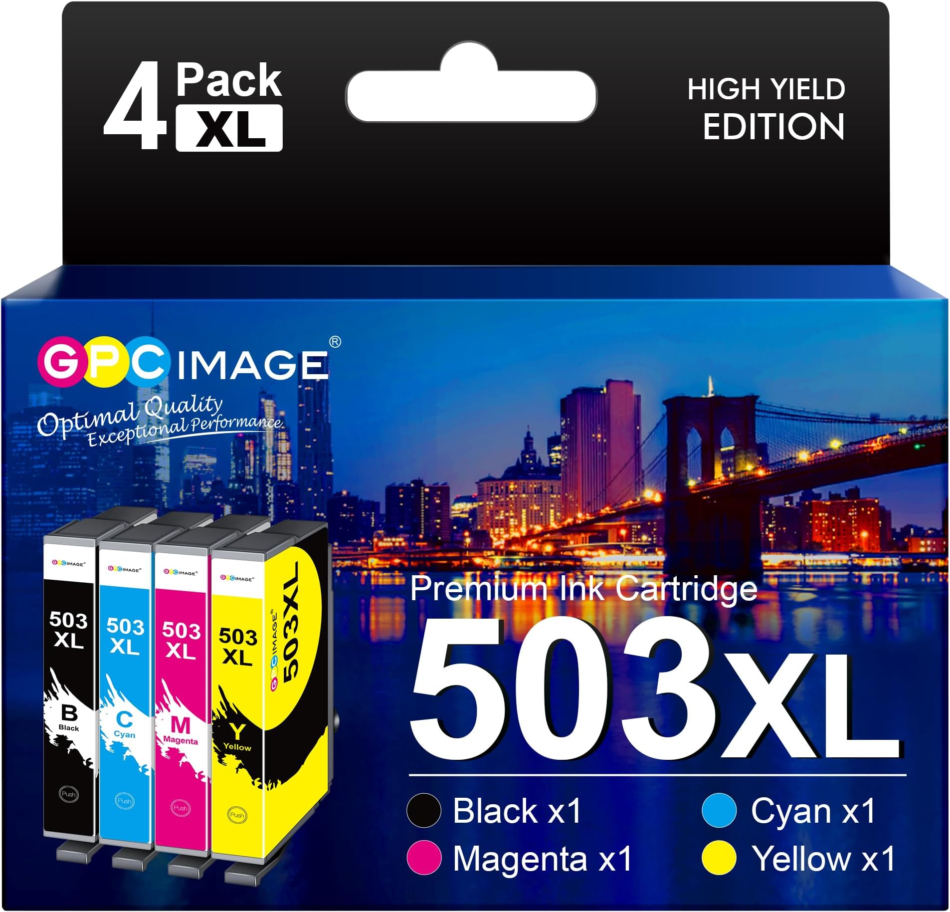 Epson Original 503 Tinte Chili Multipack 4-farbig schwarz XL, CMY ...