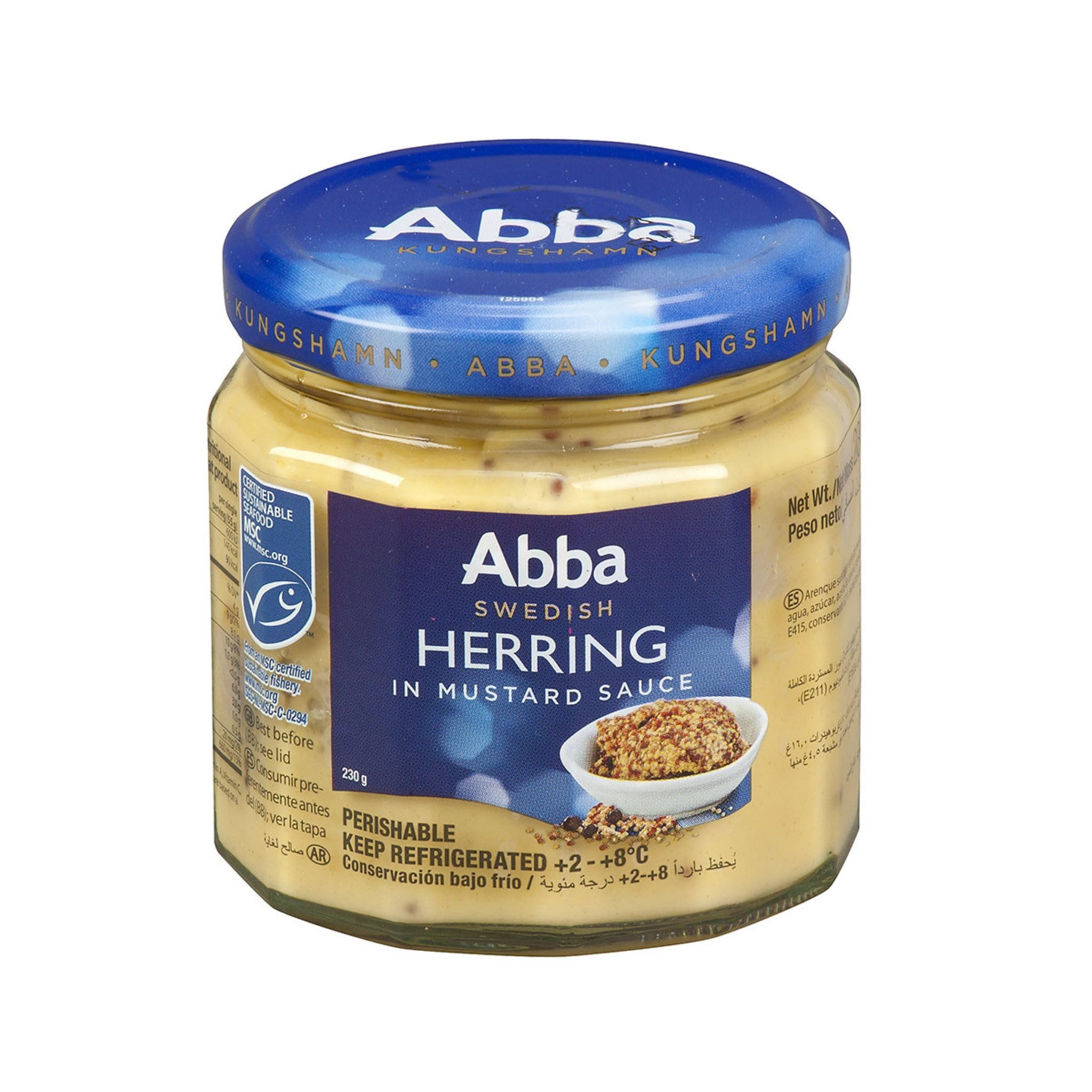 Amazon.com : Abba Herring in Mustard Sauce, 8.1oz (Pack of 1) : Grocery ...
