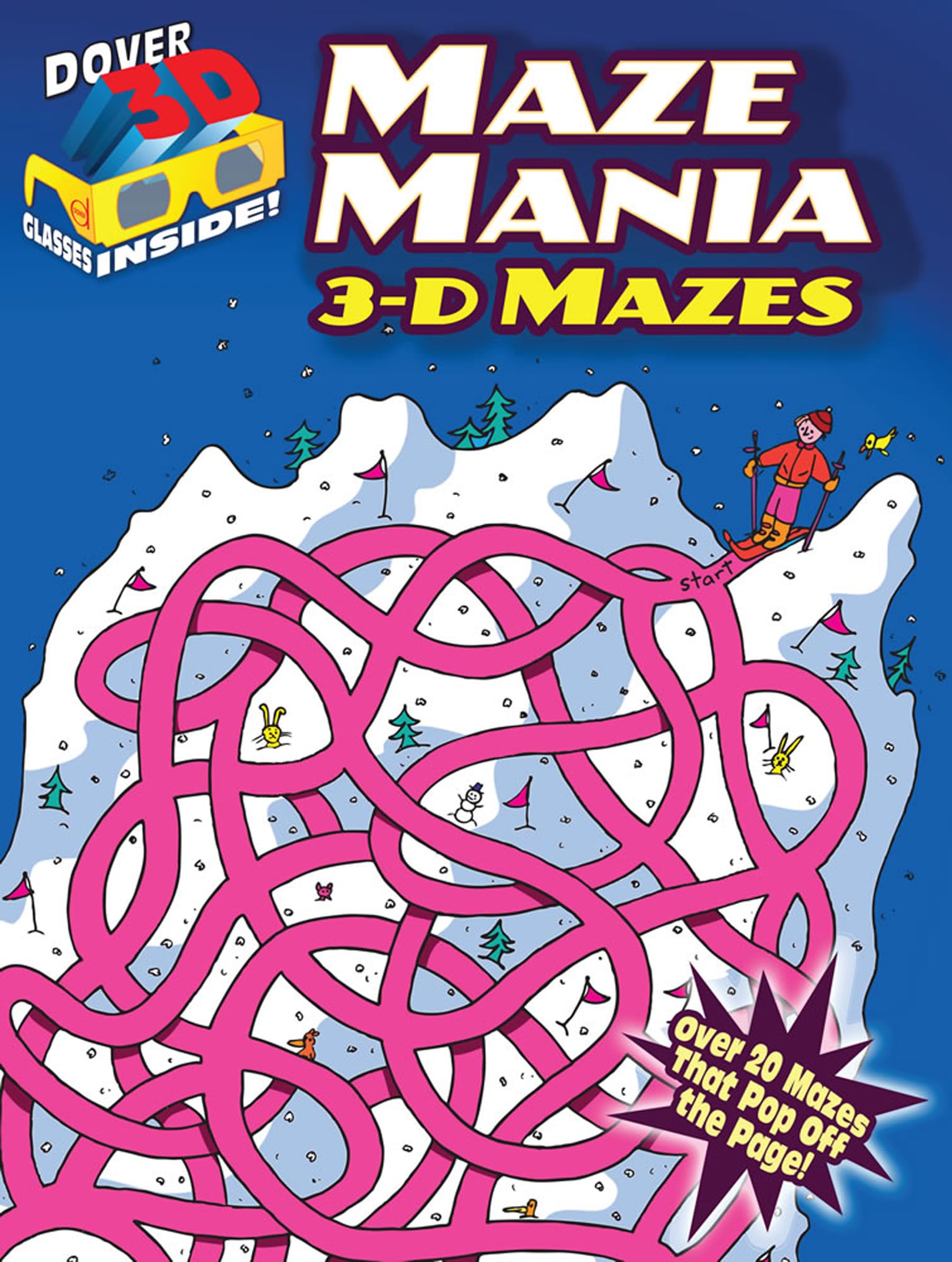 3-D Mazes-Maze Mania (Dover Kids Activity Books): Woodworth, Viki ...