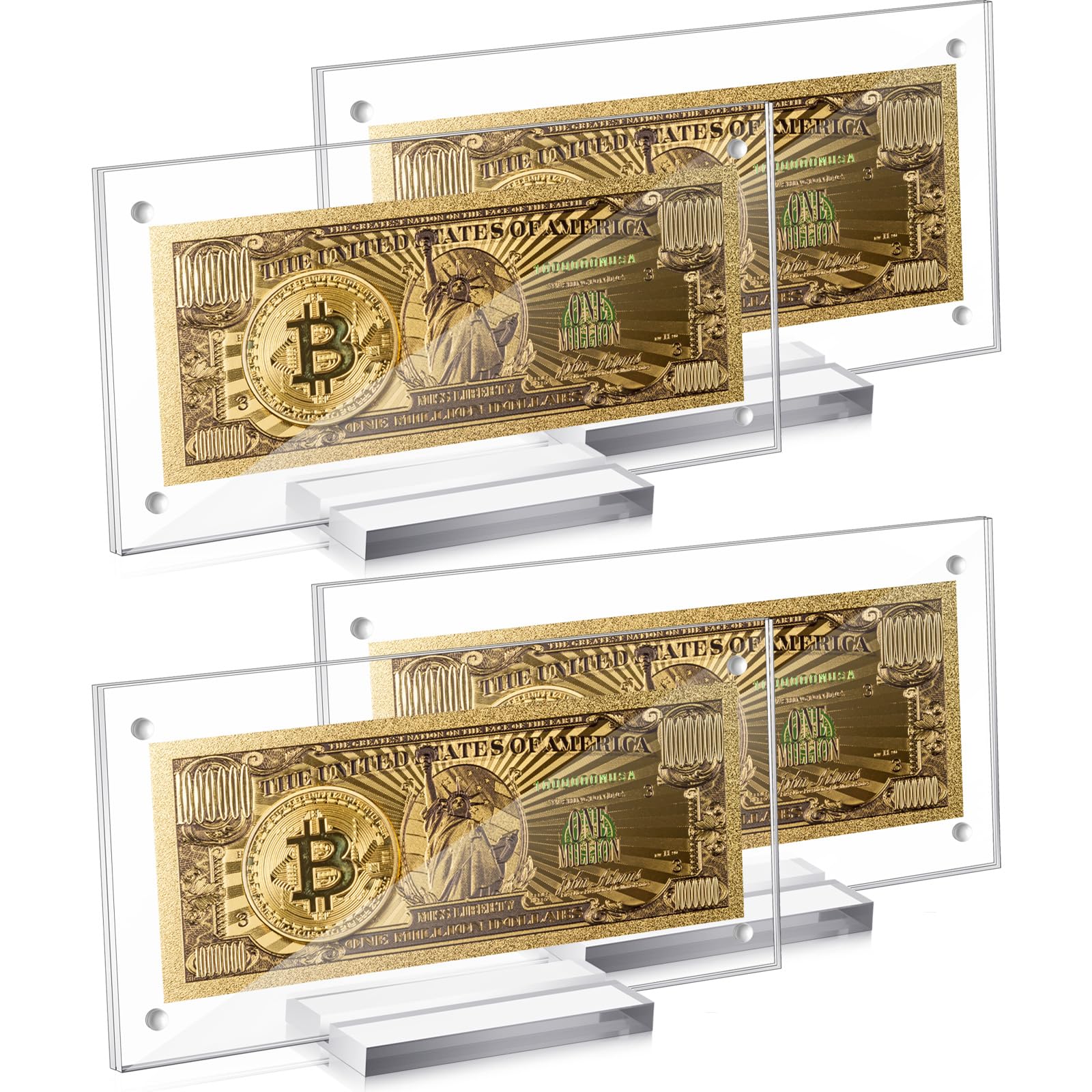 Currency Sleeves Dollar Bill Frame Holder For Collectors Acrylic ...