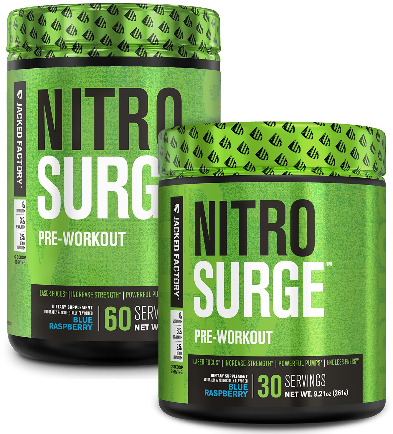 Amazon.com: Jacked Factory NITROSURGE Pre Workout Supplement - Energy ...