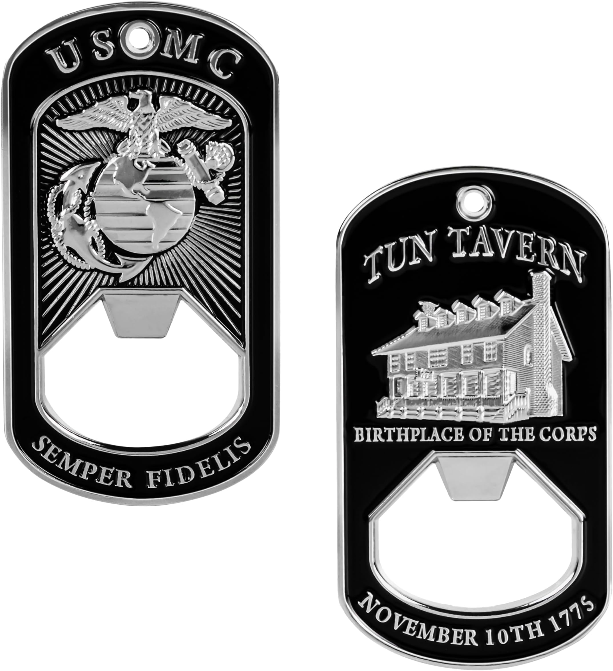 Amazon.com: U.S. Army Challenge Coin - Dog Tag - Bottle Opener Coin ...