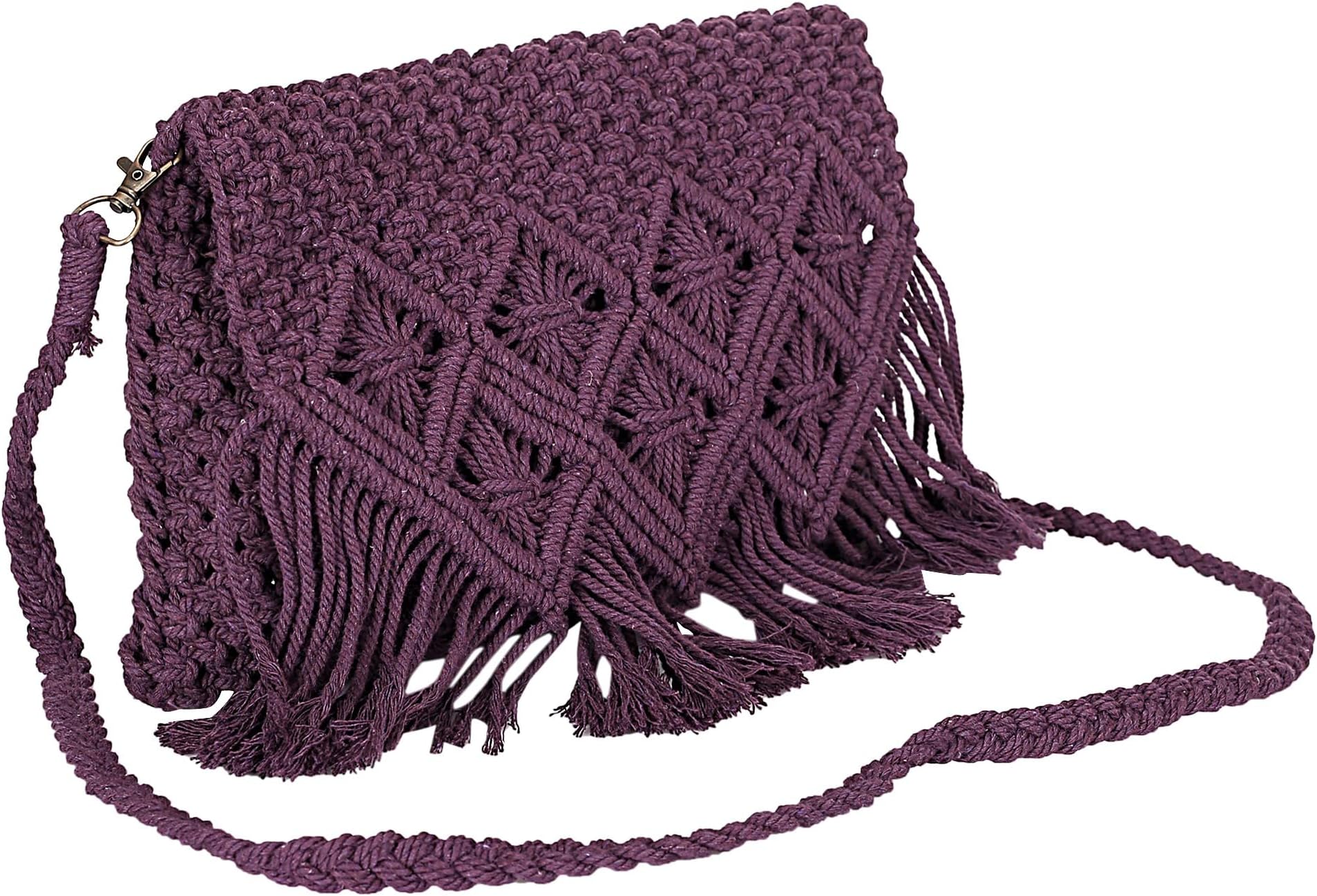 Buy LOVE N BEYOND EMILY Macrame Women Girl Handmade Cotton Boho Crochet ...