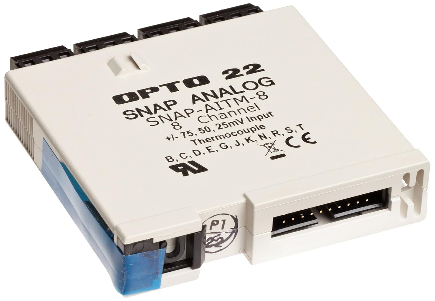 Opto 22 SNAP-AITM-8 - SNAP Analog Input Module, 8-Channel Thermocouple or mV Input: Io Modules ...