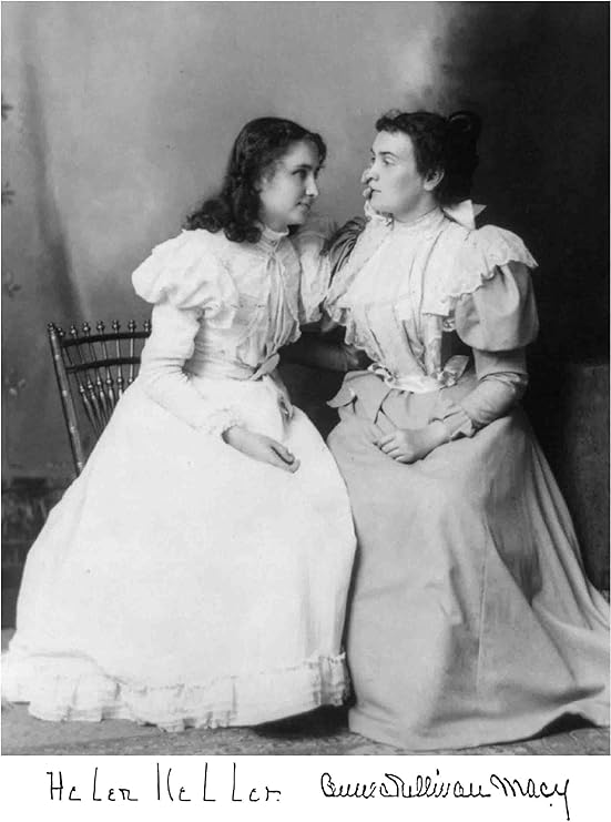 Amazon.com: Helen Keller & Anne Sullivan Photo W/printed Signatures ...