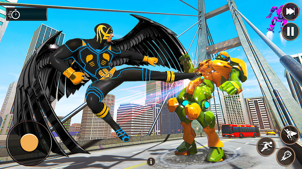 Spider Bat Rope Hero Vice Town Open World Game: Spider Fighter Mafia ...