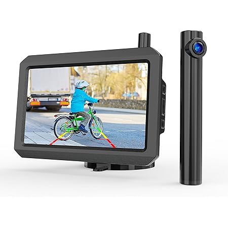 Amazon.com: 5 Inch Wireless Backup Camera Kit with Digital Signal, Waterproof Rear View Camera ...